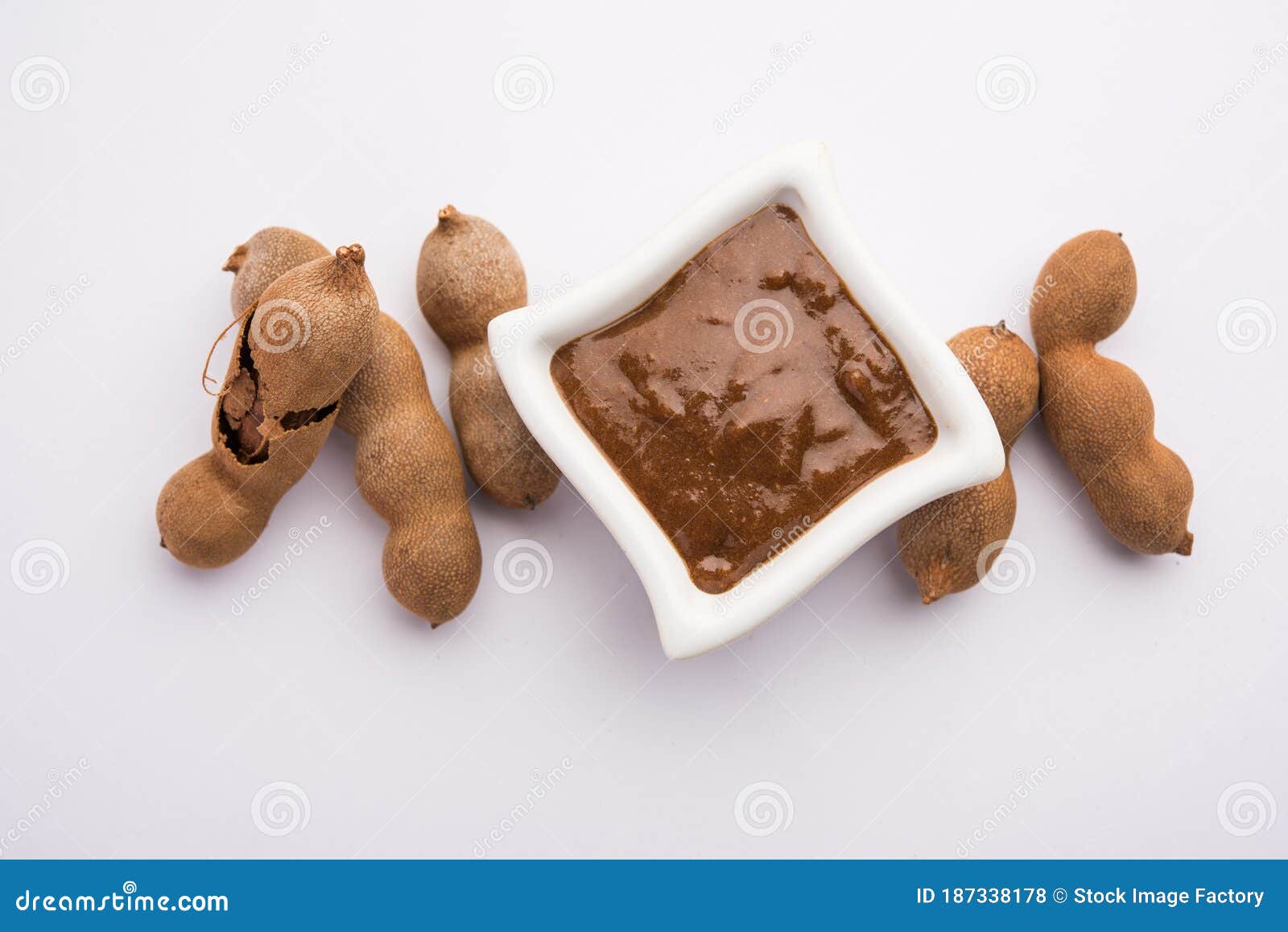 Tangy Tamarind Puree or Imli Paste Stock Photo - Image of homemade ...
