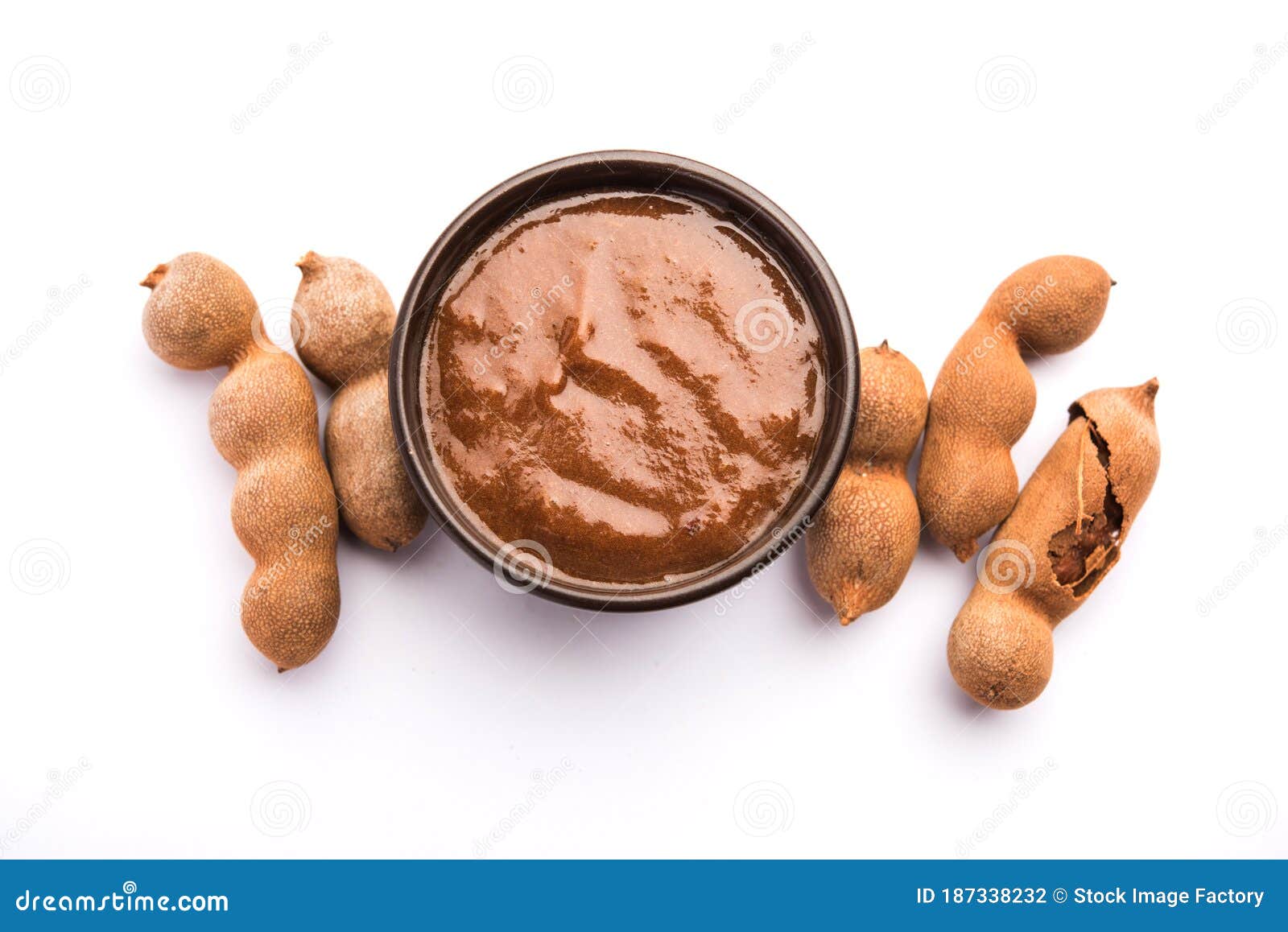 Tangy Tamarind Puree or Imli Paste Stock Photo - Image of healthy ...
