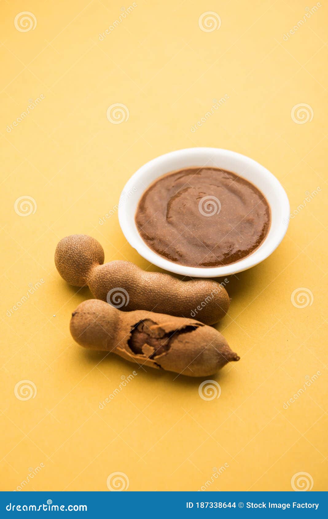 Tangy Tamarind Puree or Imli Paste Stock Photo - Image of indian, india ...