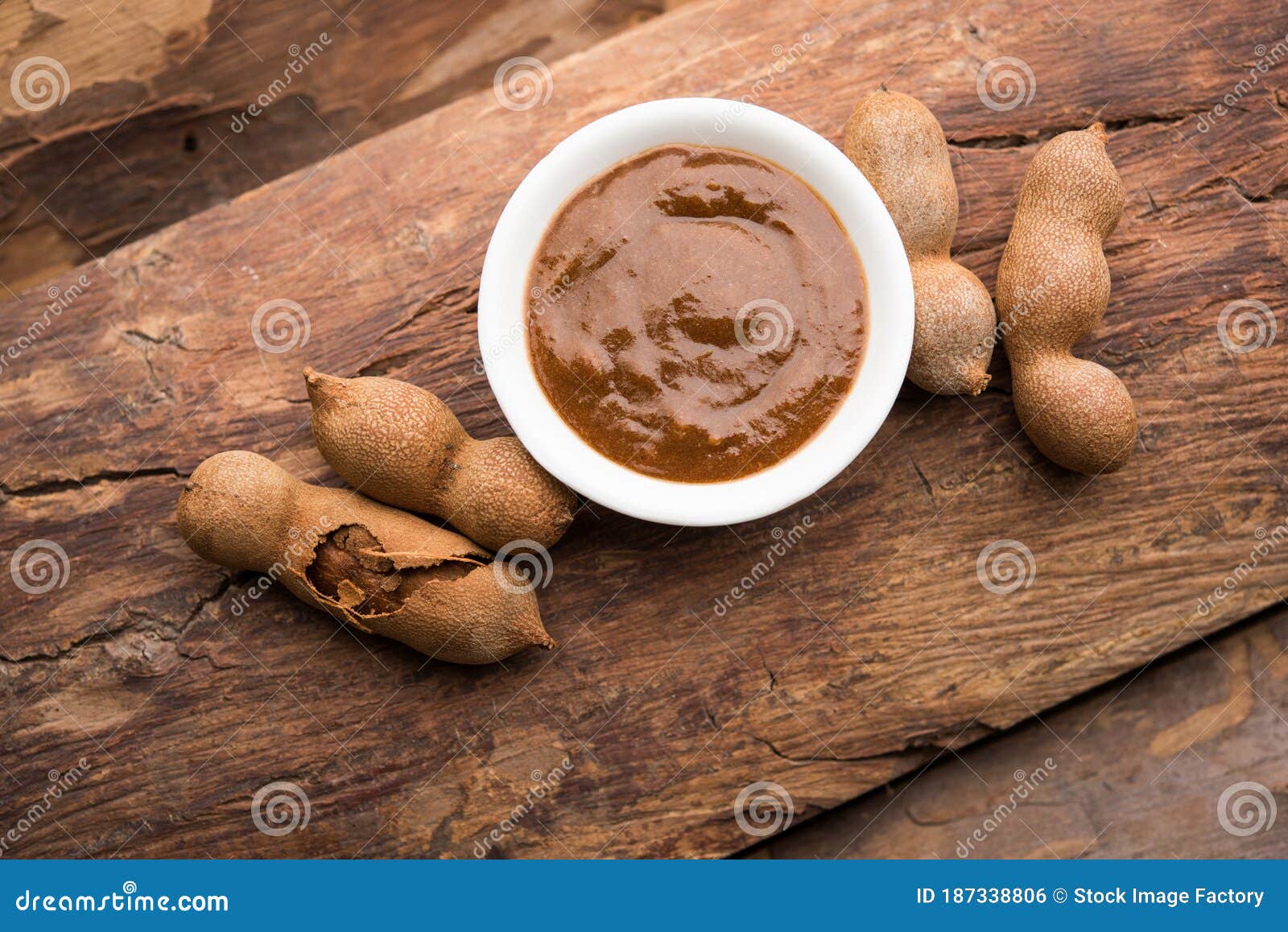 Tangy Tamarind Puree or Imli Paste Stock Photo - Image of imli ...