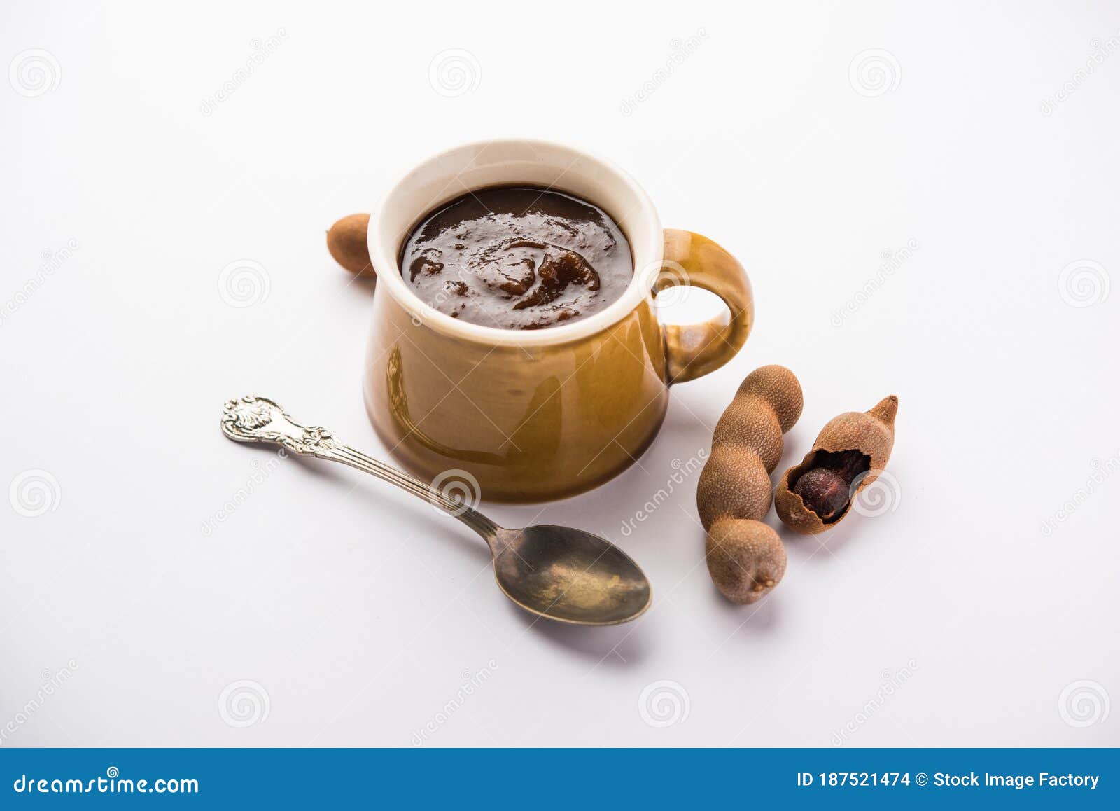 Tangy Tamarind Puree or Imli Paste Stock Photo - Image of homemade ...