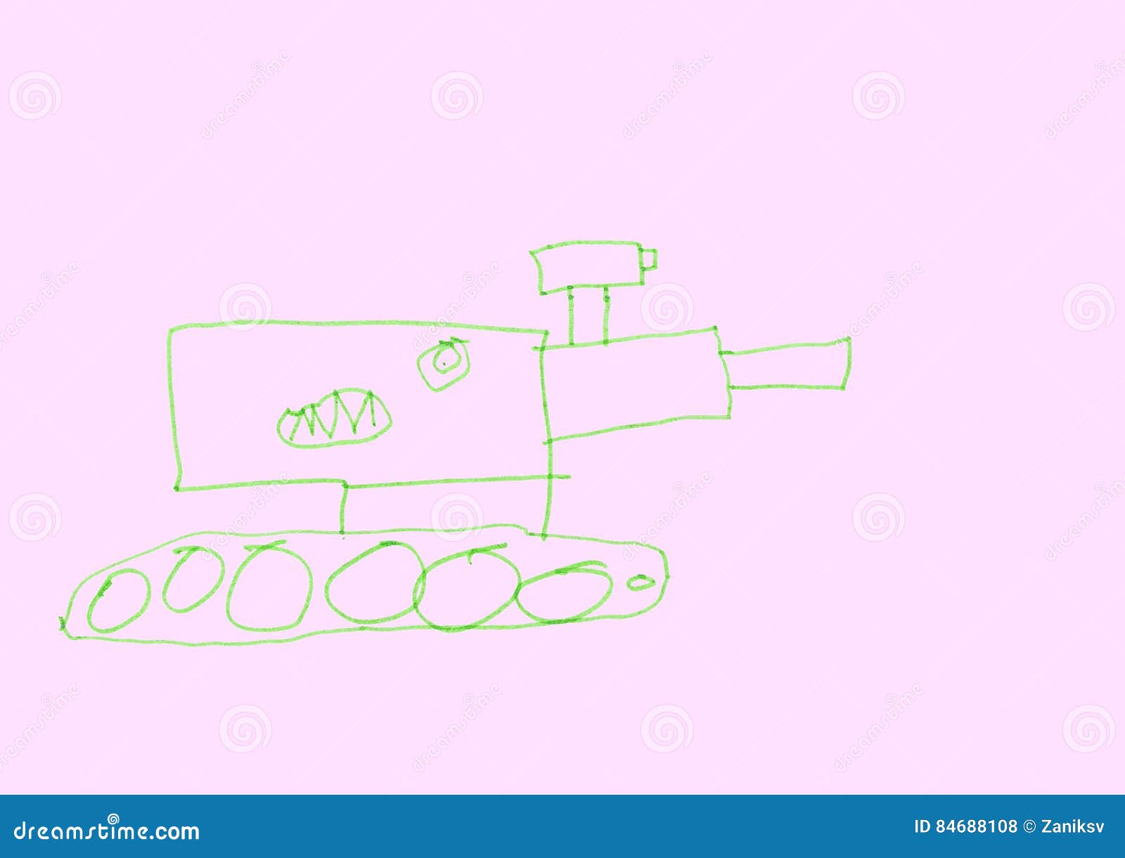 Tank Angry stock illustration. Illustration of battle - 84688108