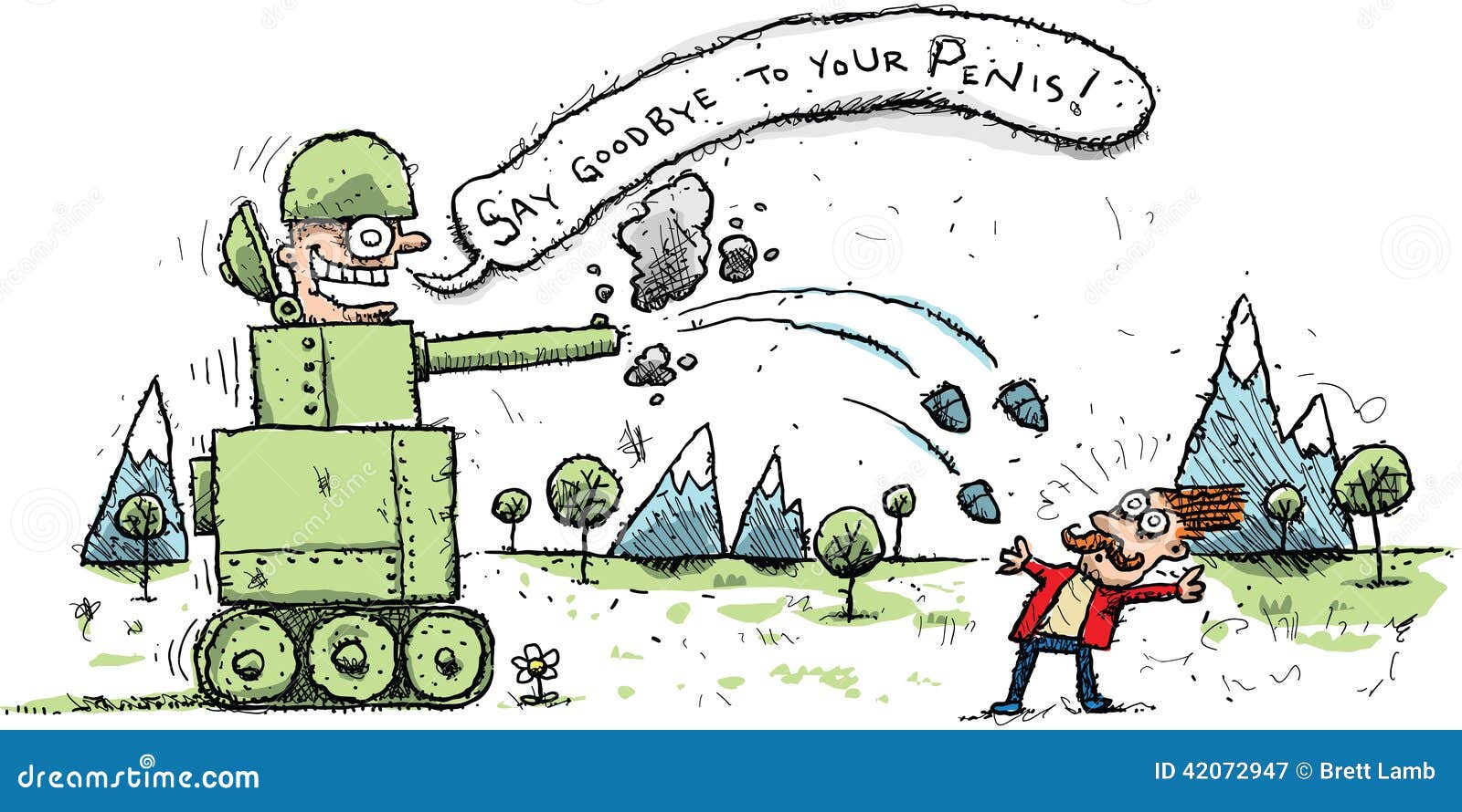 Tank Attack stock illustration. Illustration of vehicle - 42072947