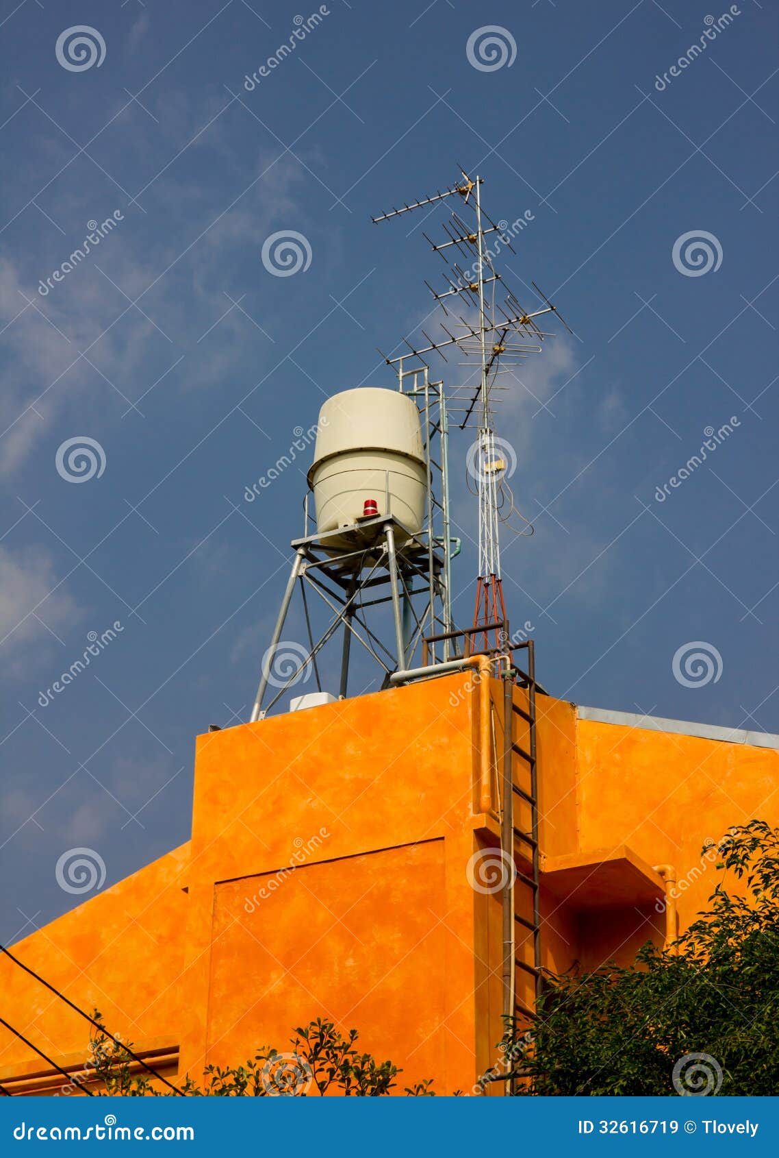 Tank on Building stock image. Image of tower, city, york - 32616719