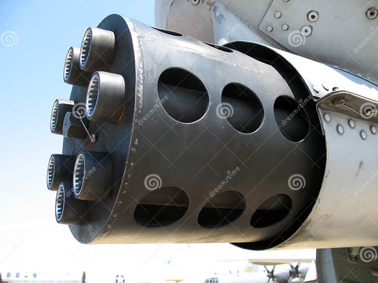 Tank Buster Chain Gun stock image. Image of ground, millimeter - 5212859