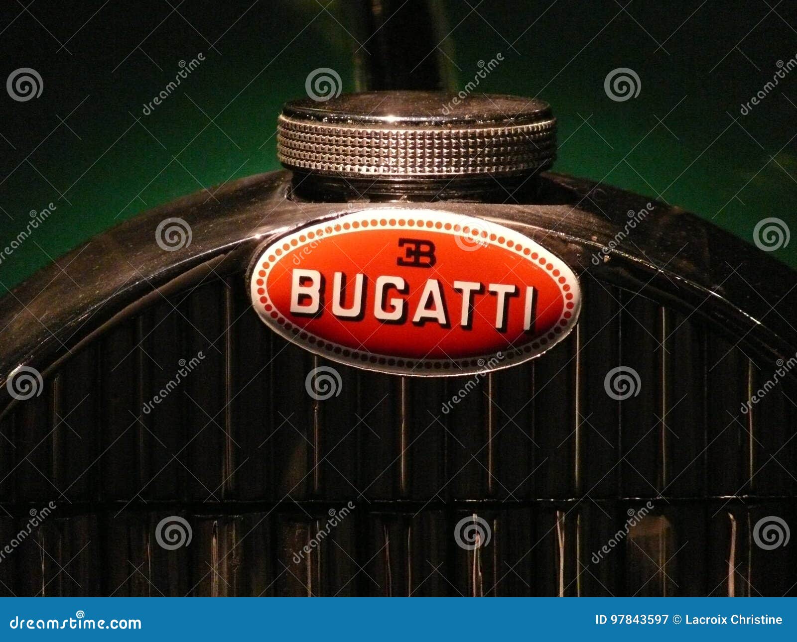 Tank Cap of an Old Bugatti Type 45. Editorial Photography - Image of ...