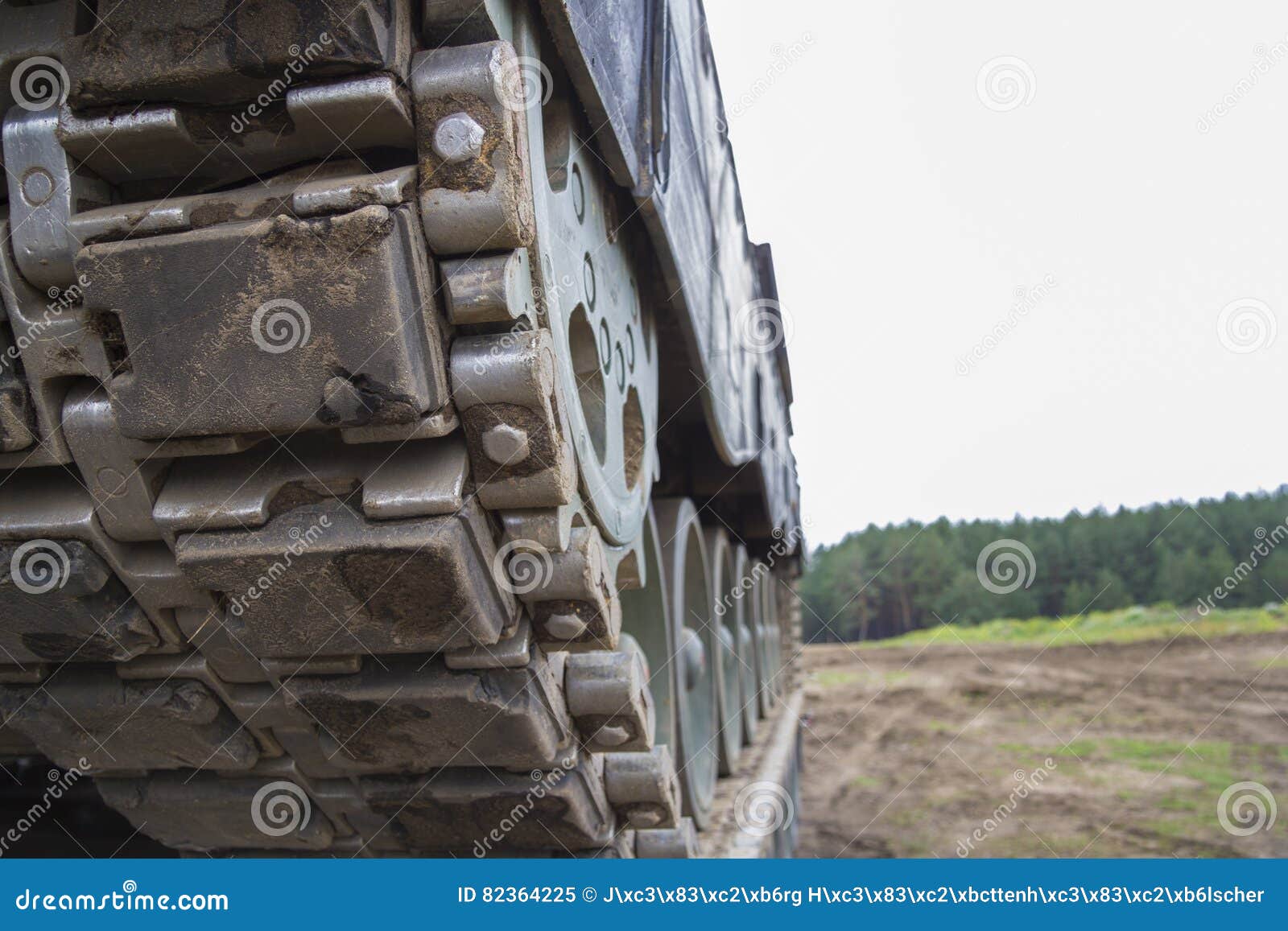 German Main Battle Tank Leopard 2 A 6 Stands On The German Military ...