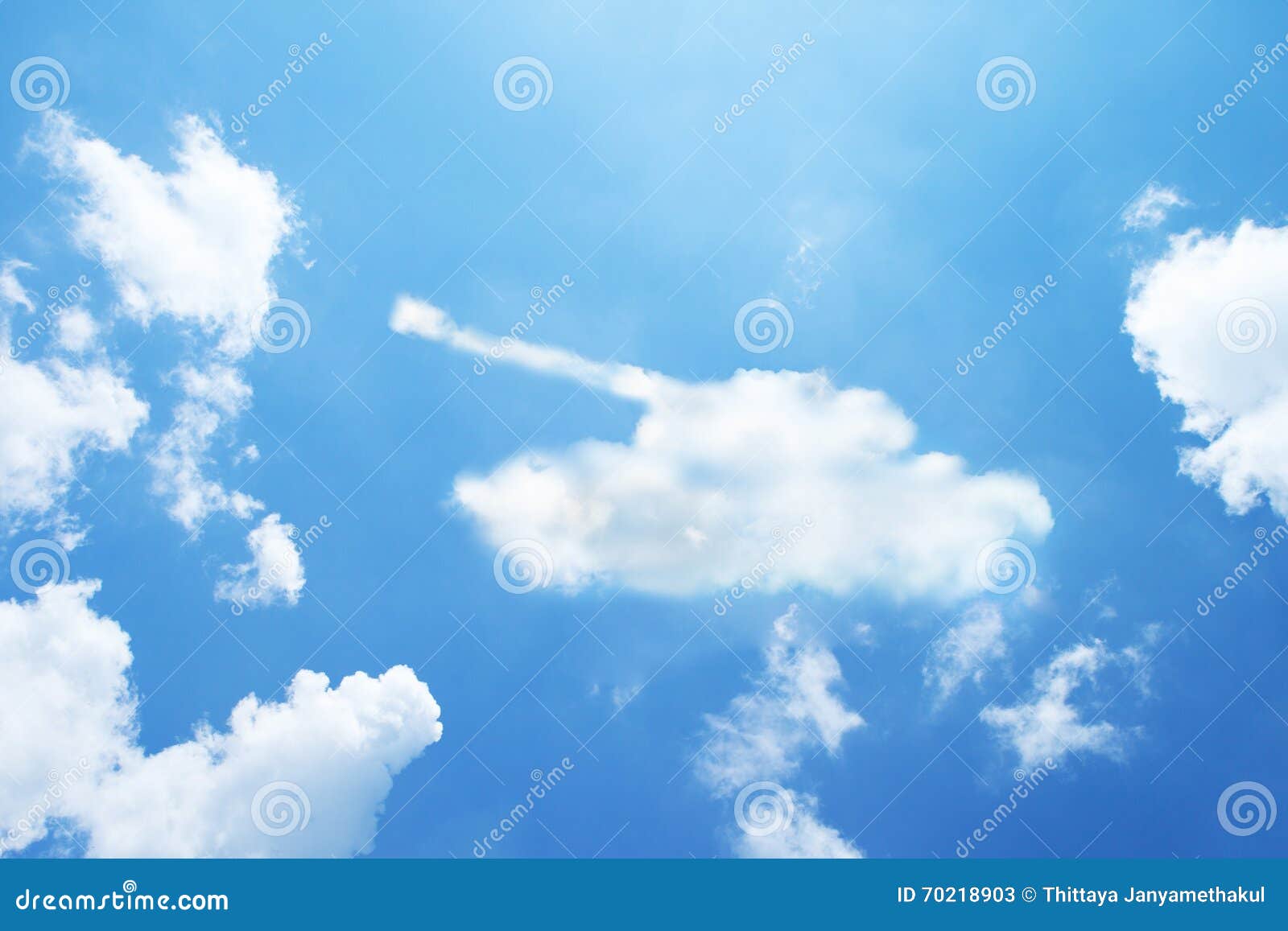 Tank cloud shape stock image. Image of cloud, industry - 70218903