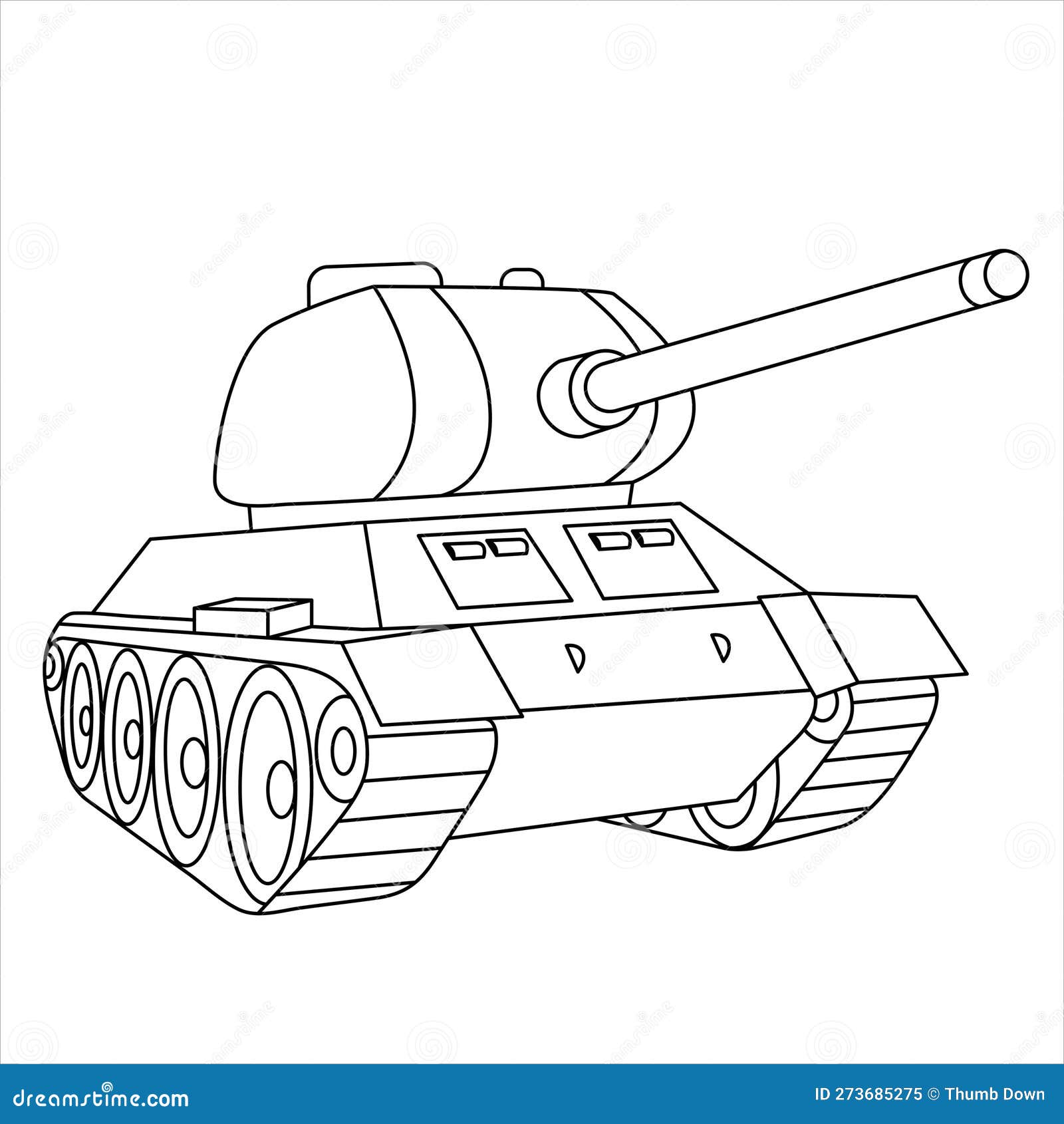Tank Coloring Page. Military Vehicle Cartoon Illustration Stock Vector ... Tank Coloring Page. Military Vehicle Cartoon Illustration Stock Vector ...