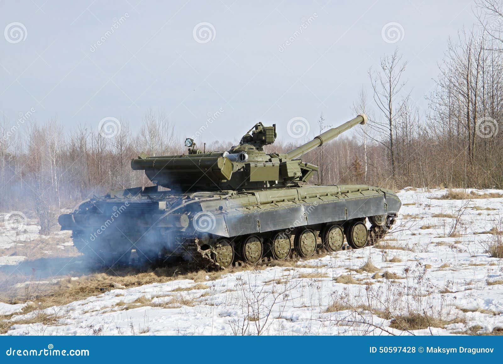 Tank in combat stock photo. Image of machine, cannon - 50597428