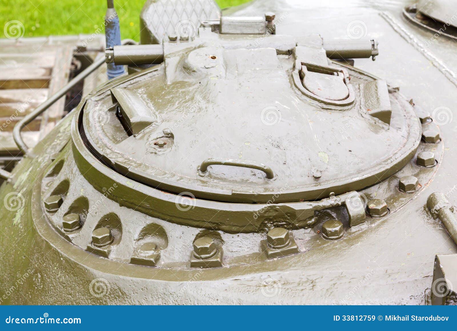 Tank Commander S Hatch T-54 Stock Image - Image of camouflage ...