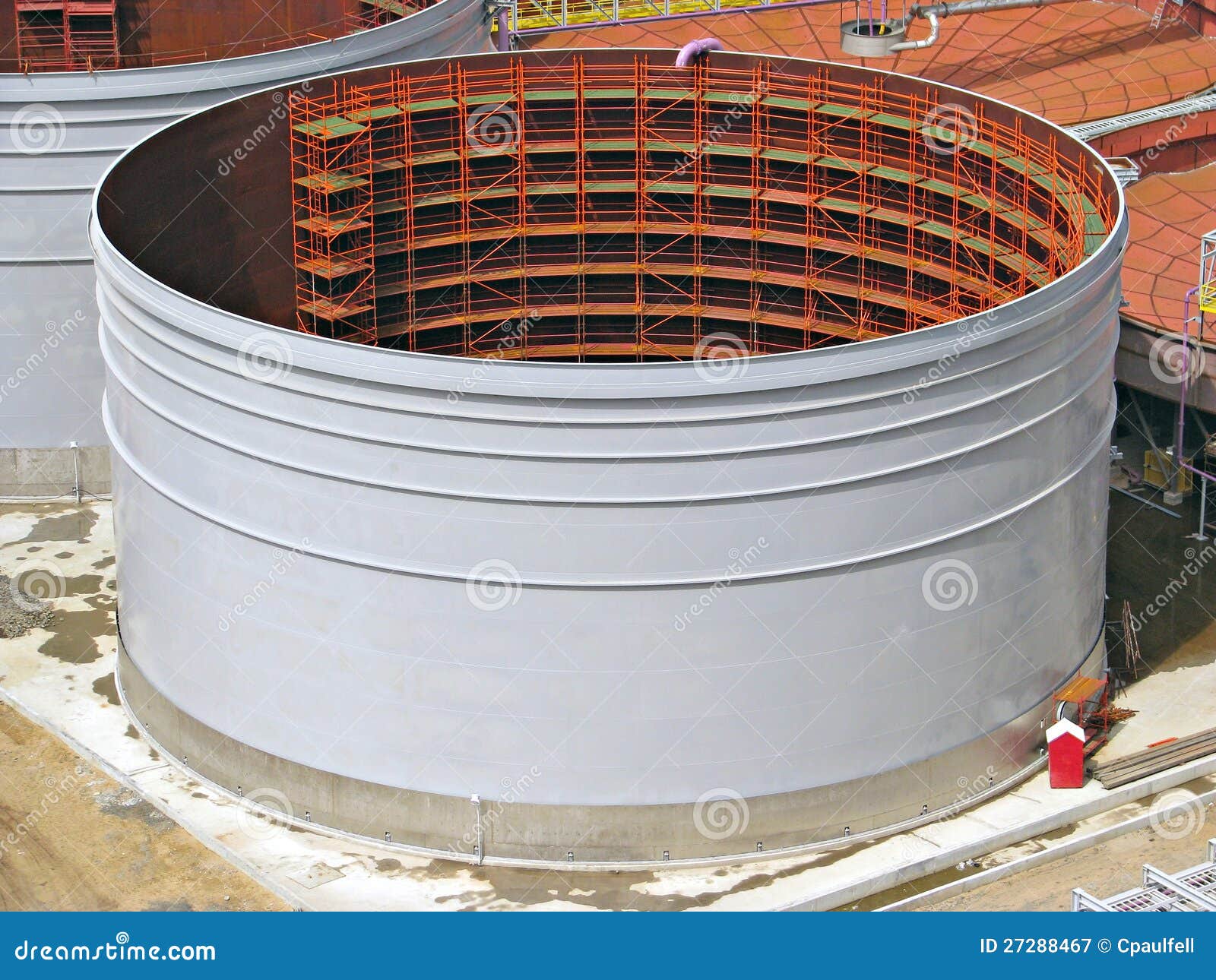 Tank Construction stock image. Image of industrial, distillery - 27288467