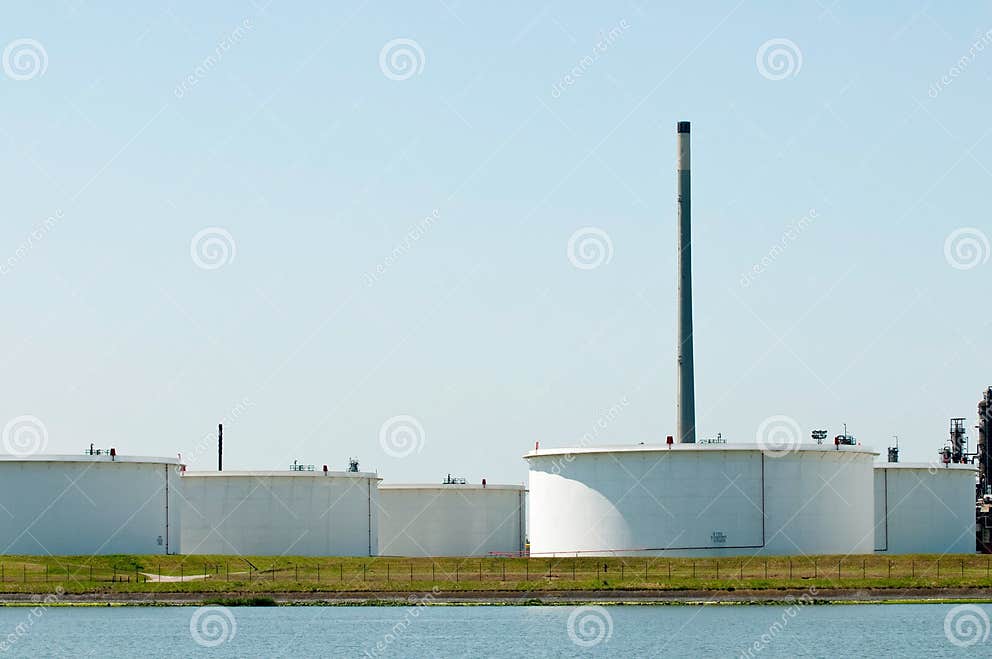 Tank farm stock image. Image of farm, depot, factory - 14655243