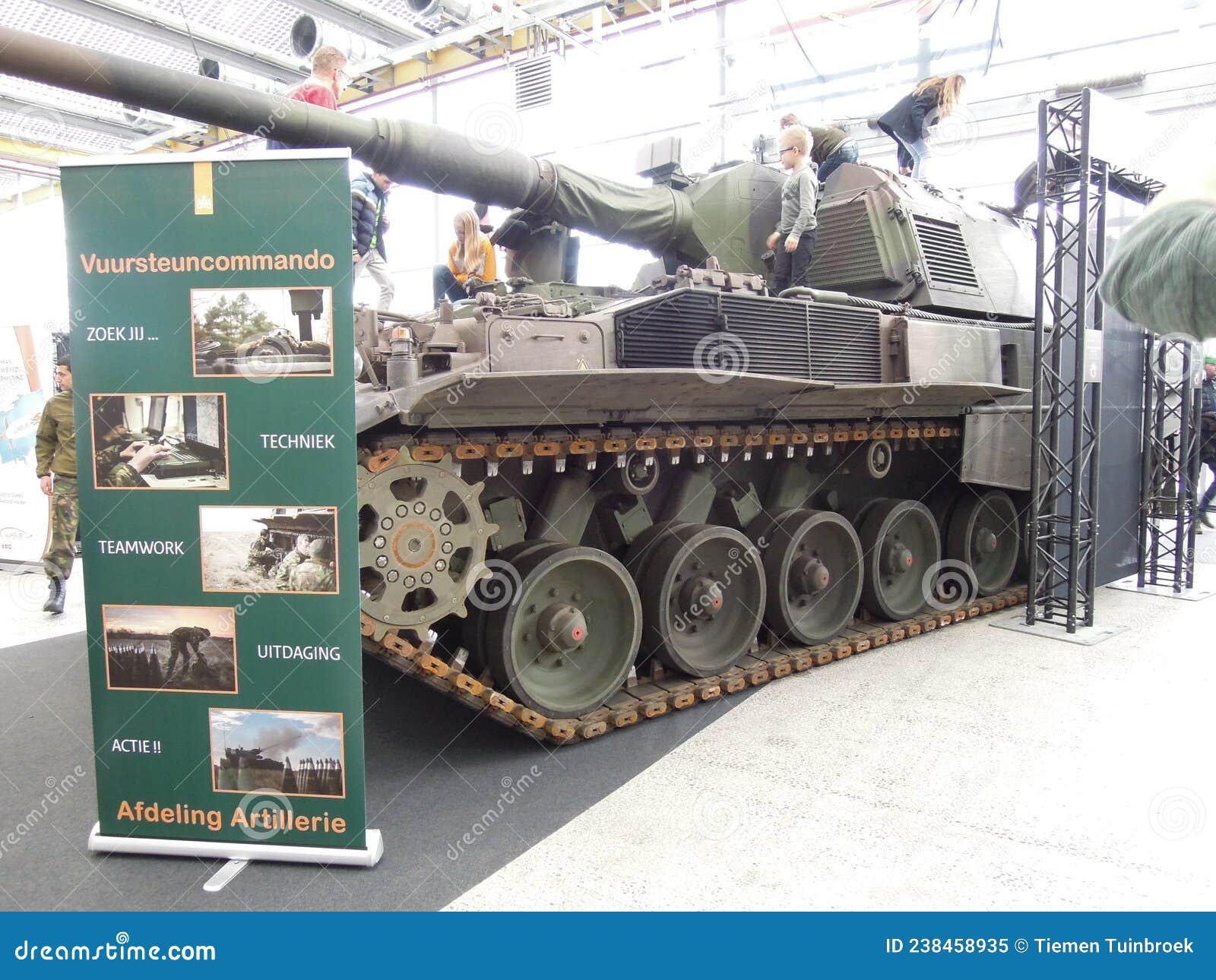 Tank from the Fire Support Command(artillery Arm of the Royal ...