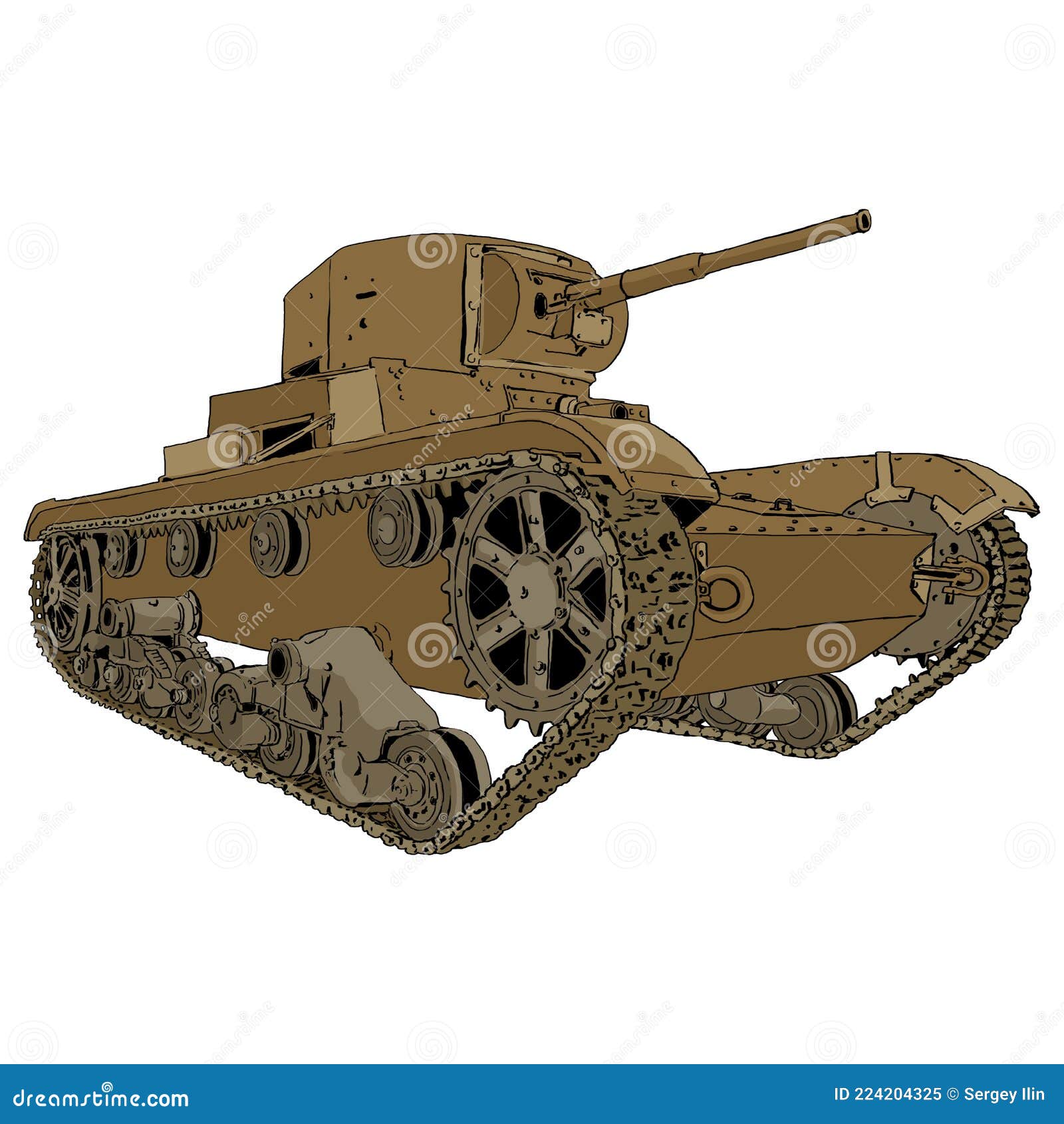 Wwi Tank Clipart
