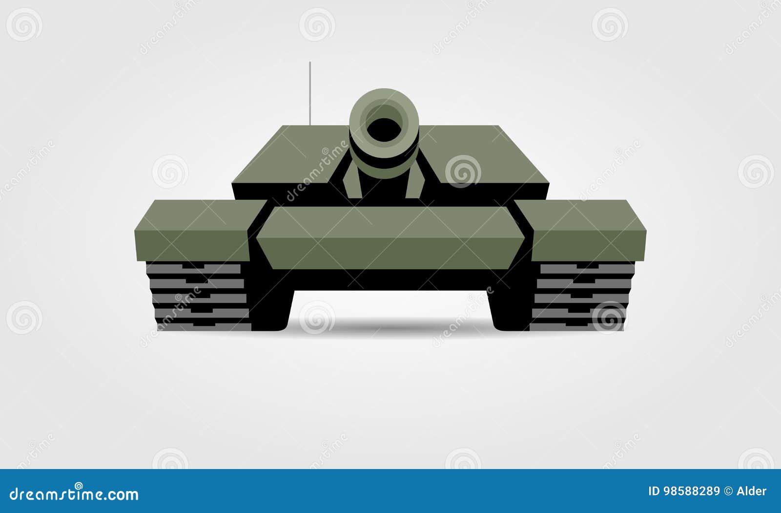 Tank stock vector. Illustration of transportation, sign - 98588289