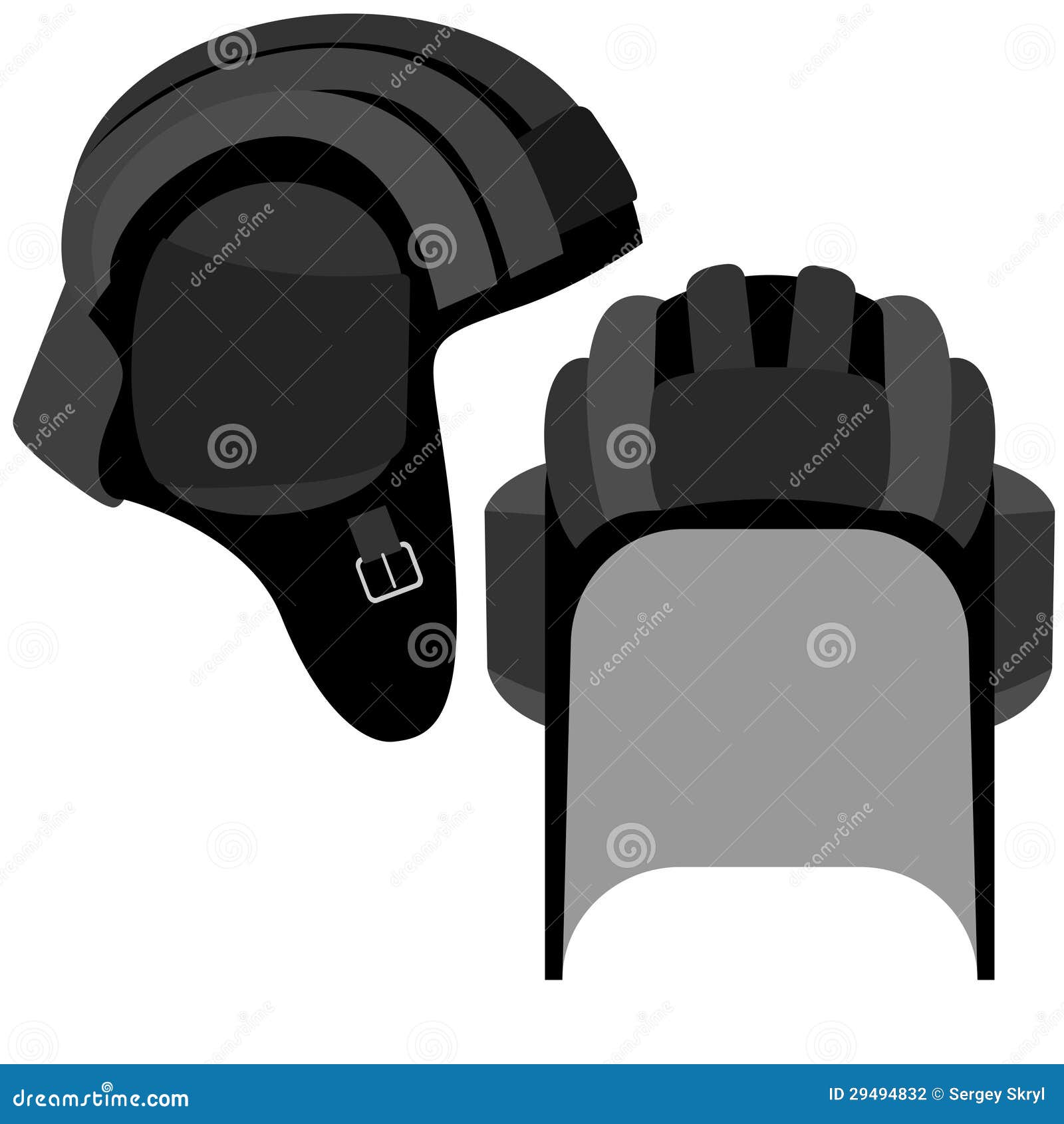 Tank Helmet Vector Illustration | CartoonDealer.com #29494832