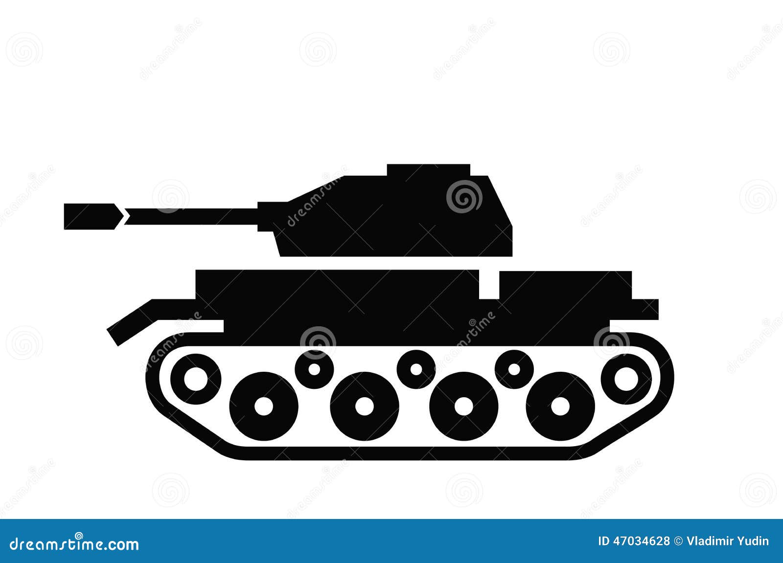 Tank icon stock vector. Illustration of mechanism, weapon - 47034628