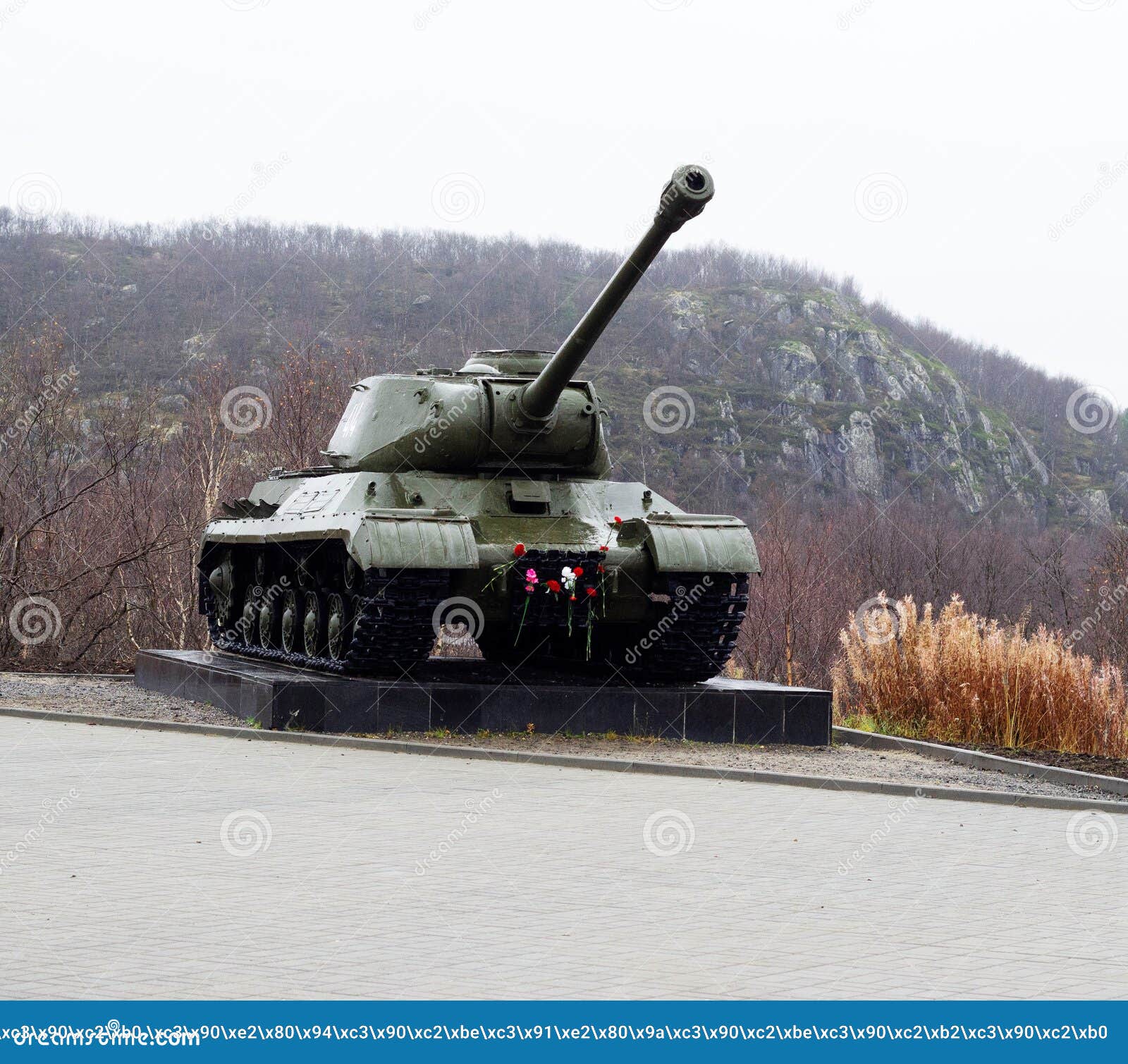 The IS2 Tank is Installed on the Territory of the Memorial Complex ...