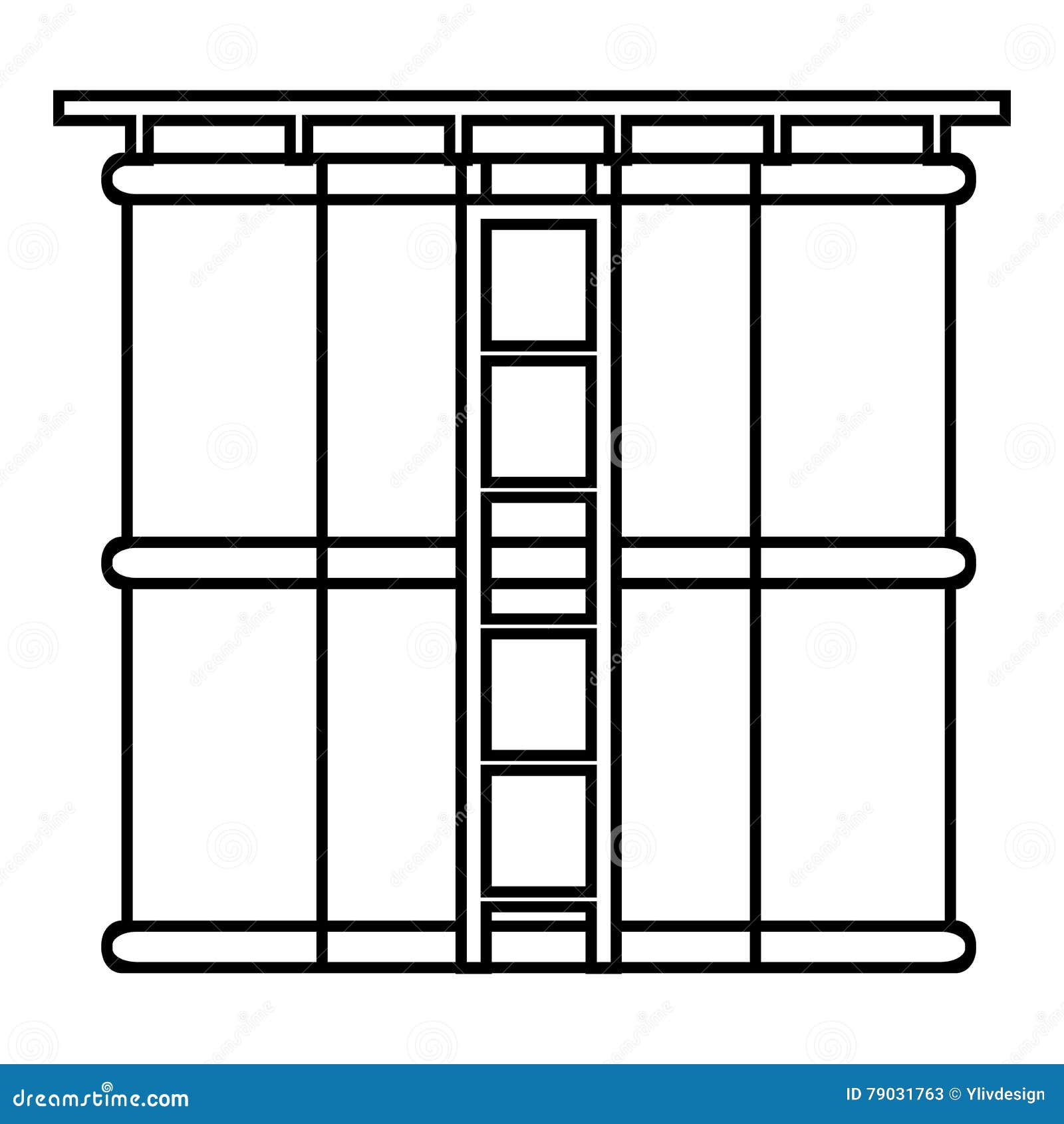 Tank Liquid Storage Icon, Outline Style Stock Vector - Illustration of ...