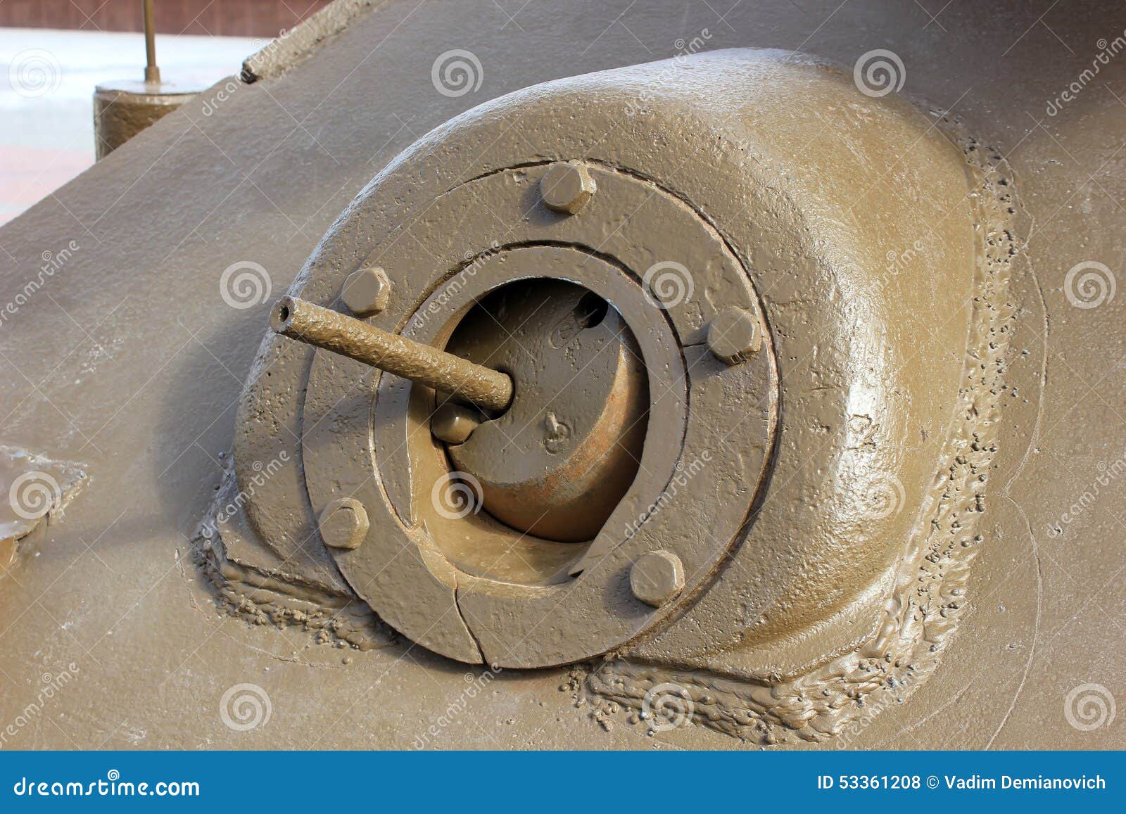 Tank machine gun stock photo. Image of machine, heroes - 53361208