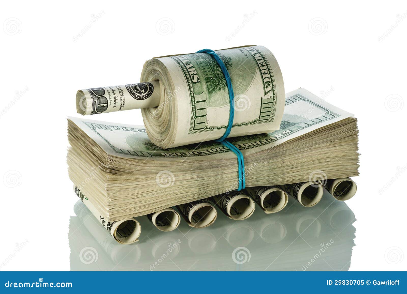 Tank made âEUR stock image. Image of howitzer, finances - 29830705