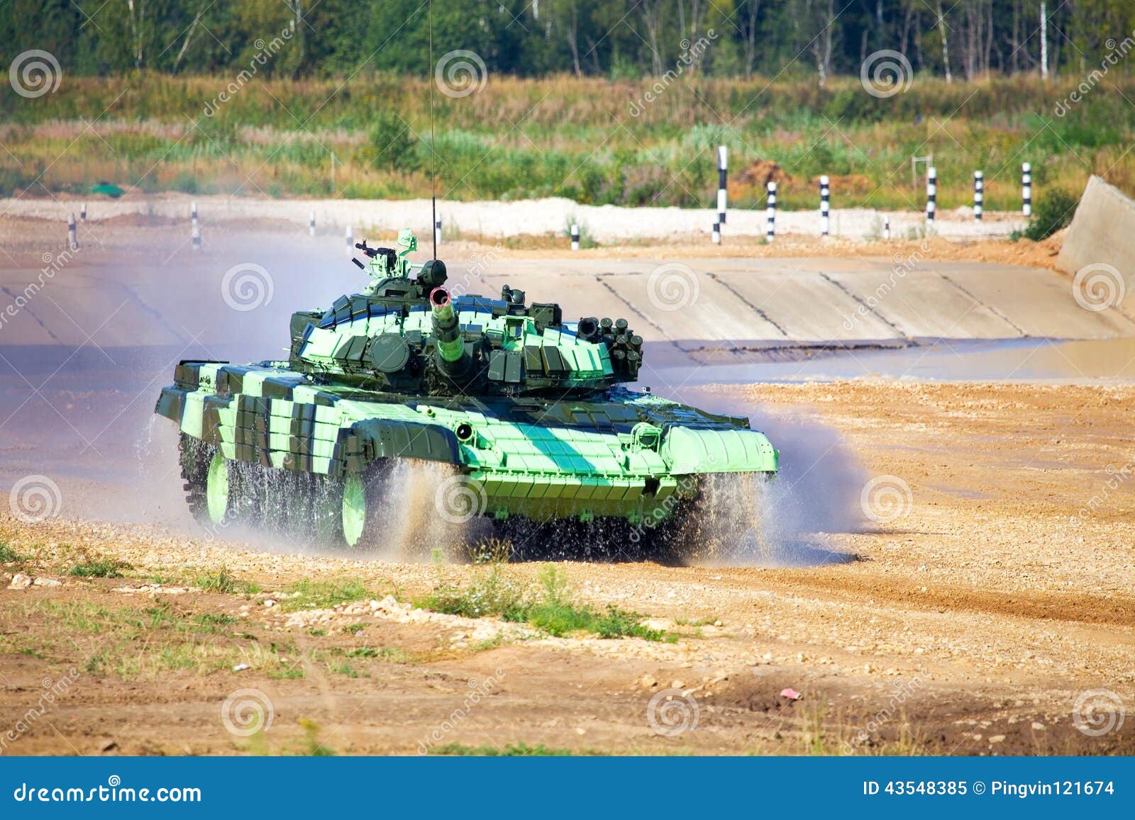 Tank on a march stock image. Image of defense, star, crew - 43548385
