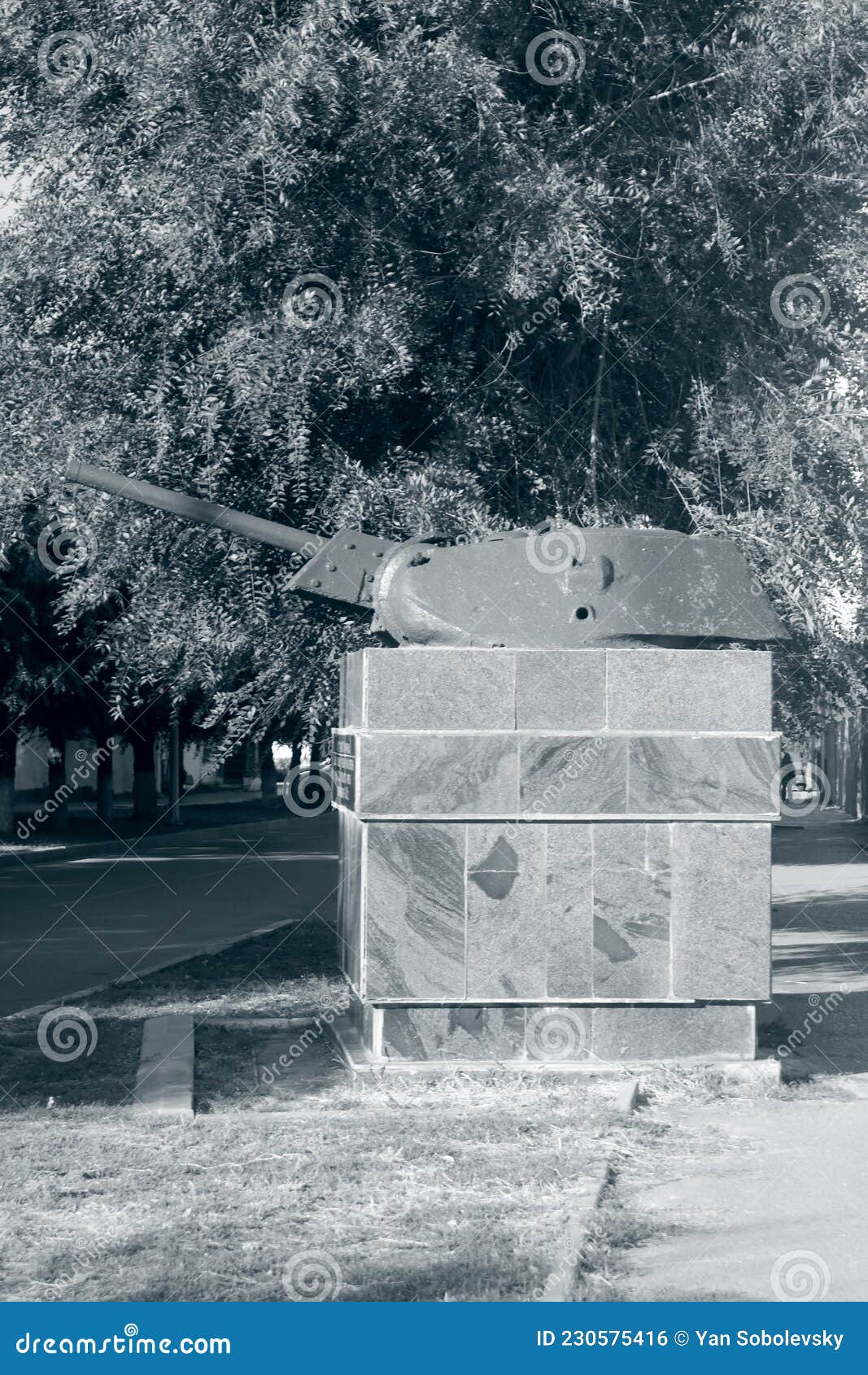 Tank tower monument stock photo. Image of tourism, statue - 230575416