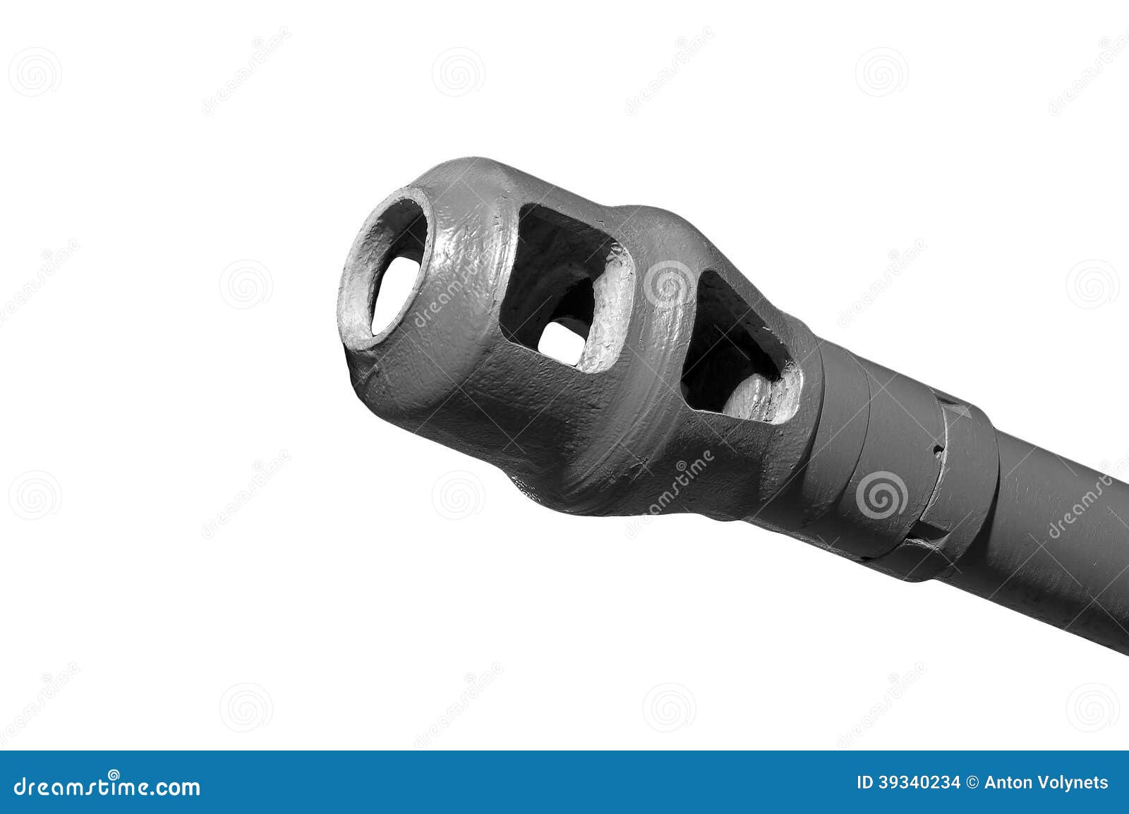 Tank muzzle stock photo. Image of texture, steel, pattern - 39340234
