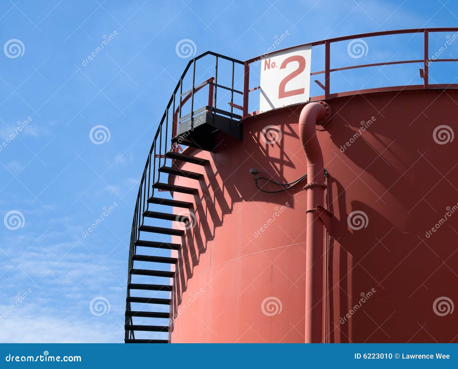 Tank No 2 stock photo. Image of cloudy, stairs, industry - 6223010