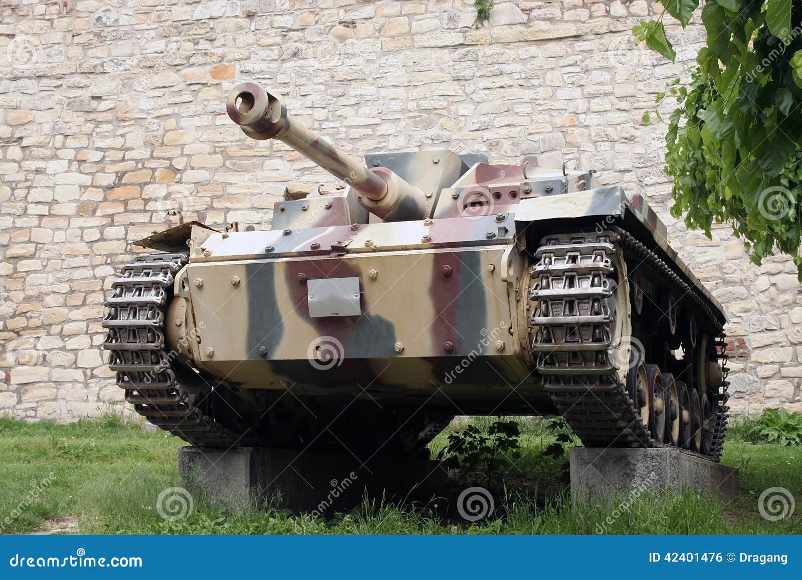 Tank stock photo. Image of forces, land, cannon, shadow - 42401476