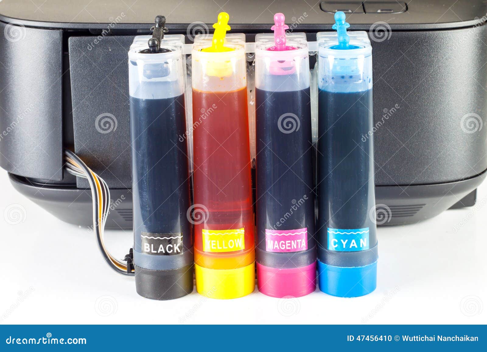 Tank printer stock photo. Image of color, plastic, isolated - 47456410