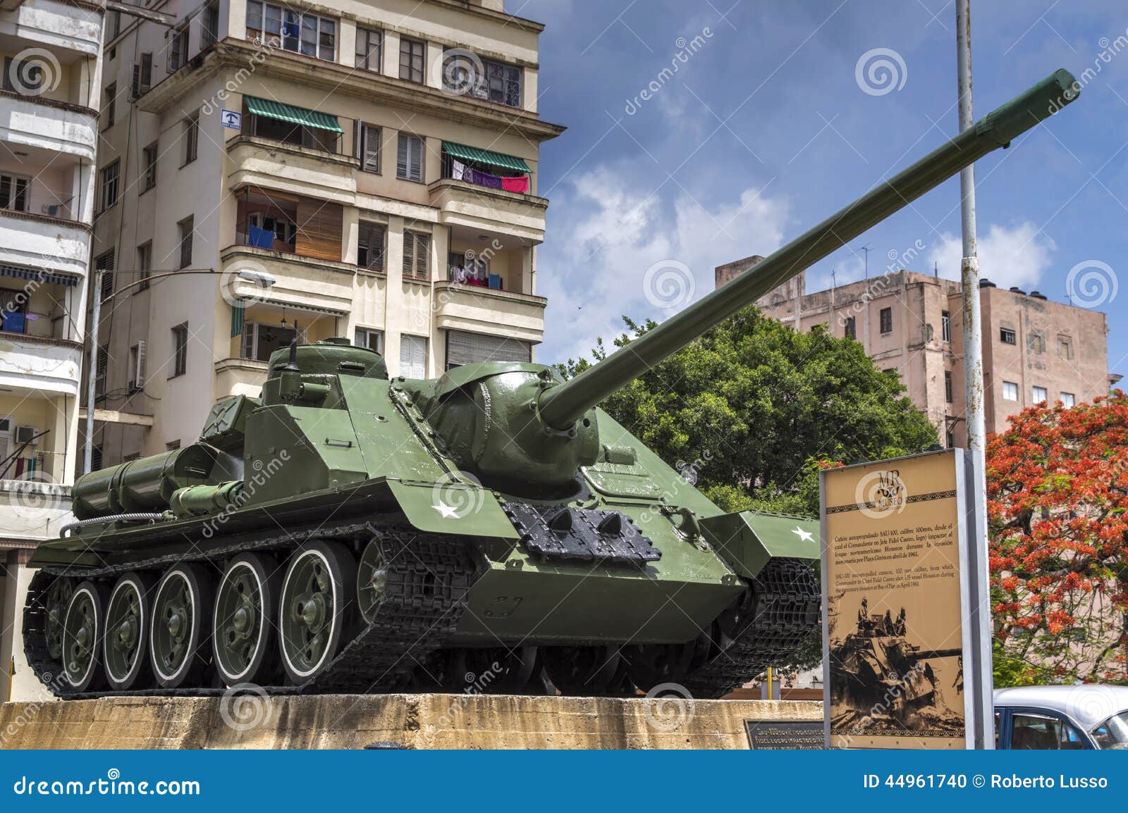 Tank at the Revolution Museum in Havana, Cuba Editorial Image - Image ...