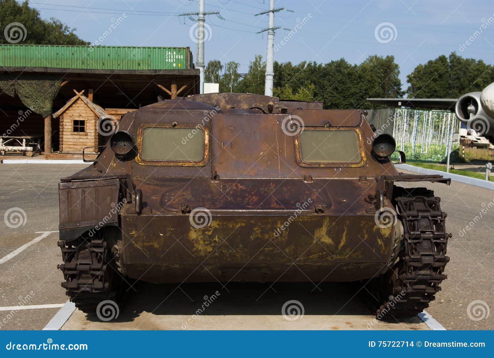 Tank stock photo. Image of weapons, rusty, rarity, military - 75722714