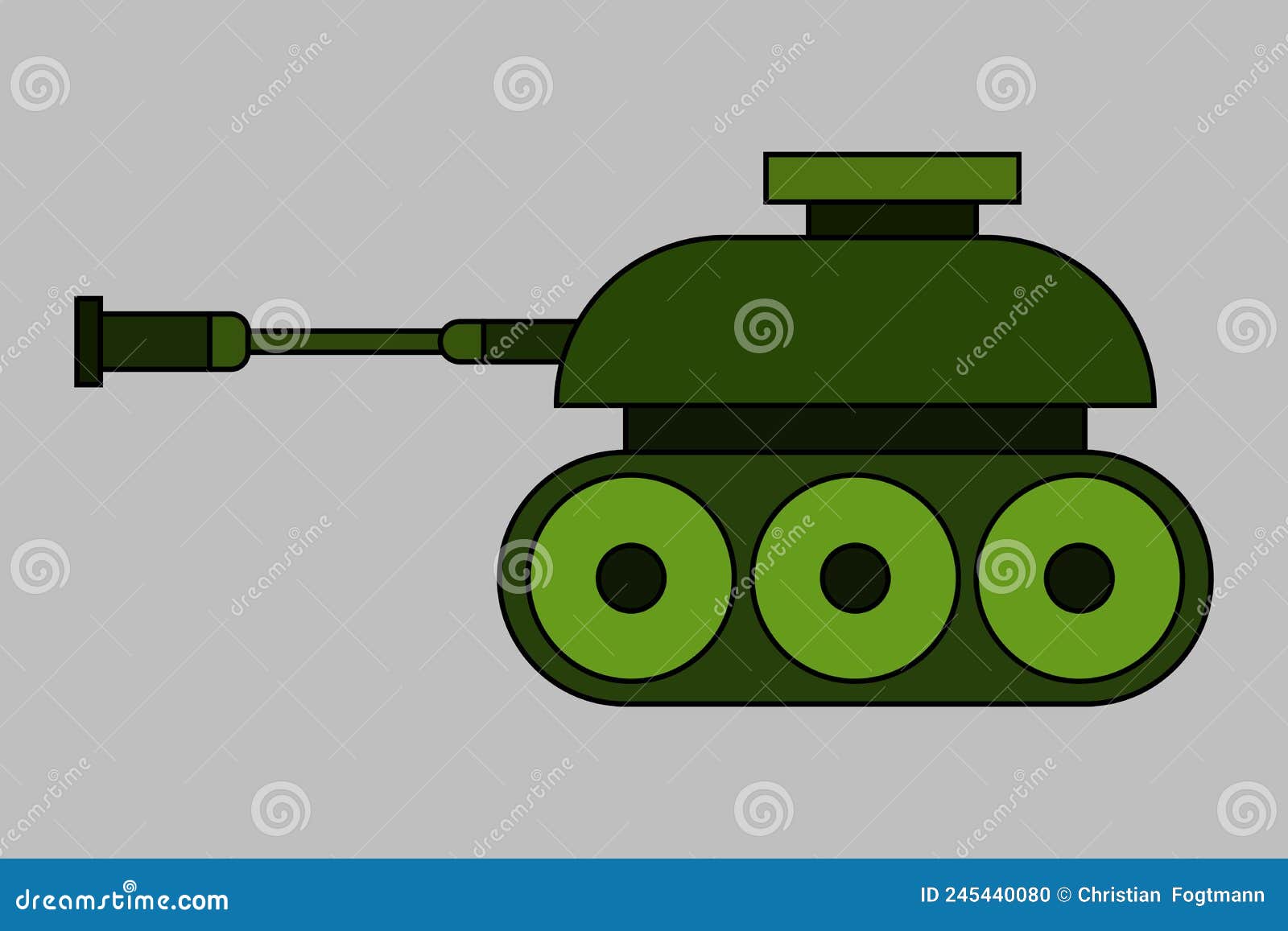 Tank Side View Flat Design Icon Vector Illustration Stock Vector ...