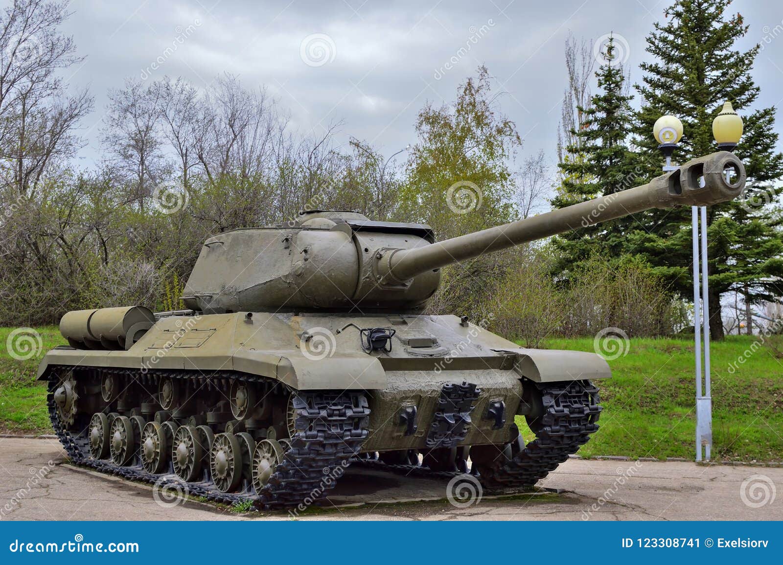 Heavy Tank is-2, Which Was in Service with the Soviet Army during the ...