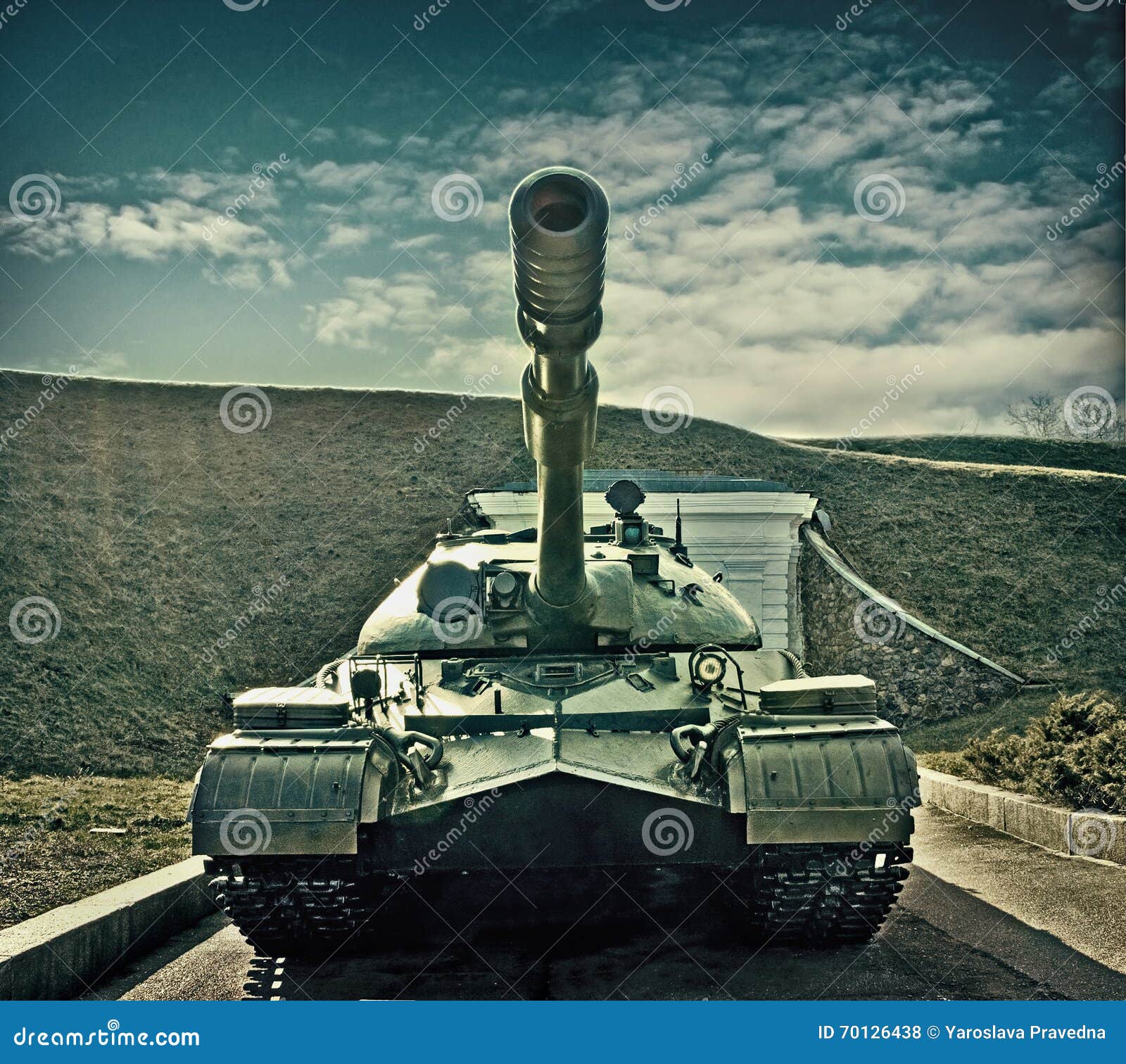 Tank T-10 m stock photo. Image of military, tank, faded - 70126438