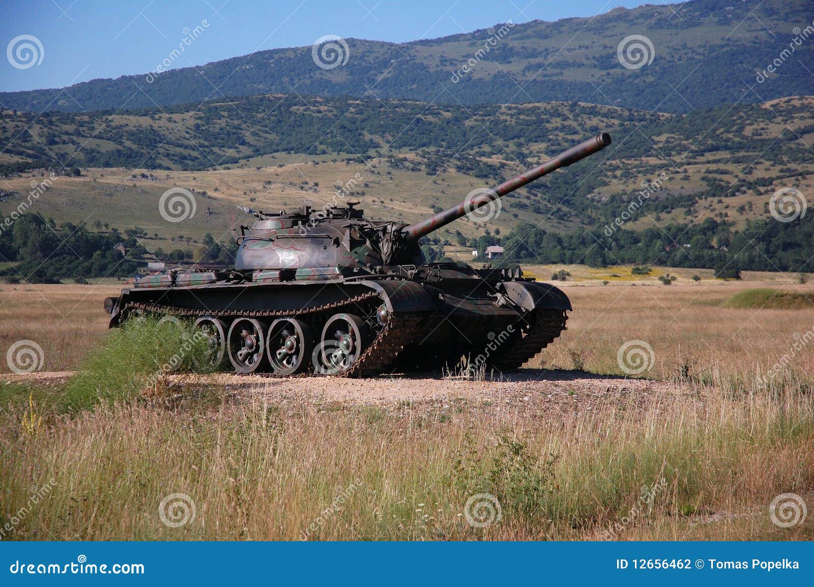 Tank T55 Stock Photography - Image: 12656462
