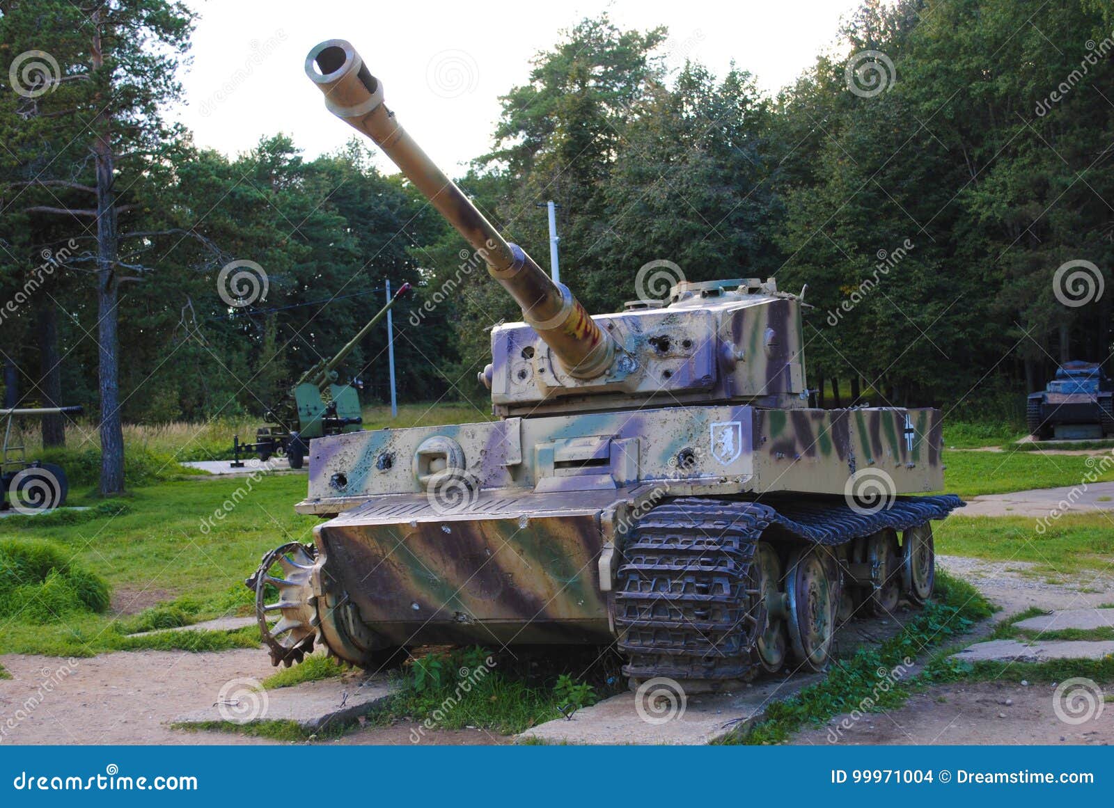 Tank Tiger stock photo. Image of porshe, reich, tank - 99971004