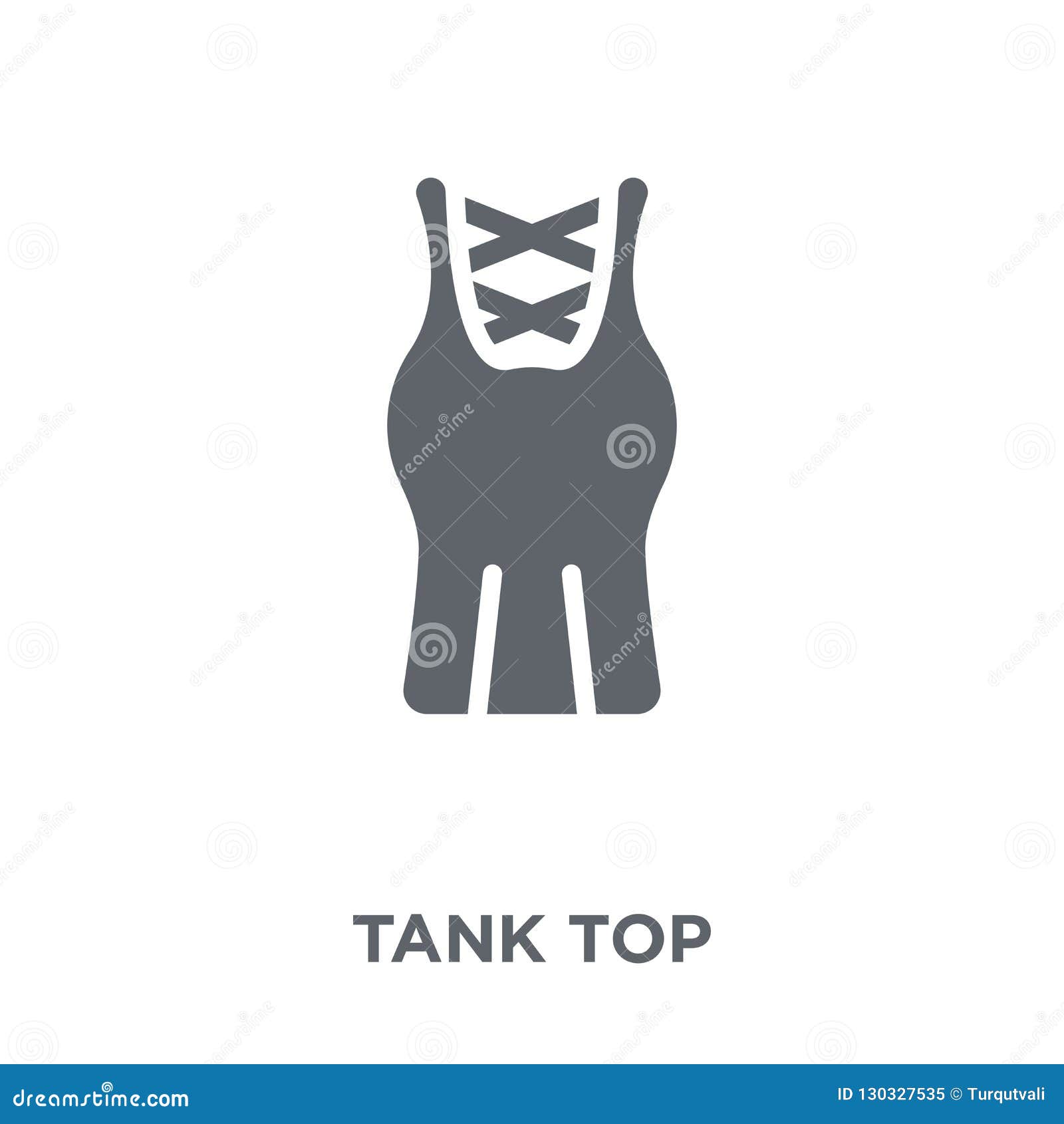 Tank Top Icon from Collection. Stock Vector - Illustration of fashion ...