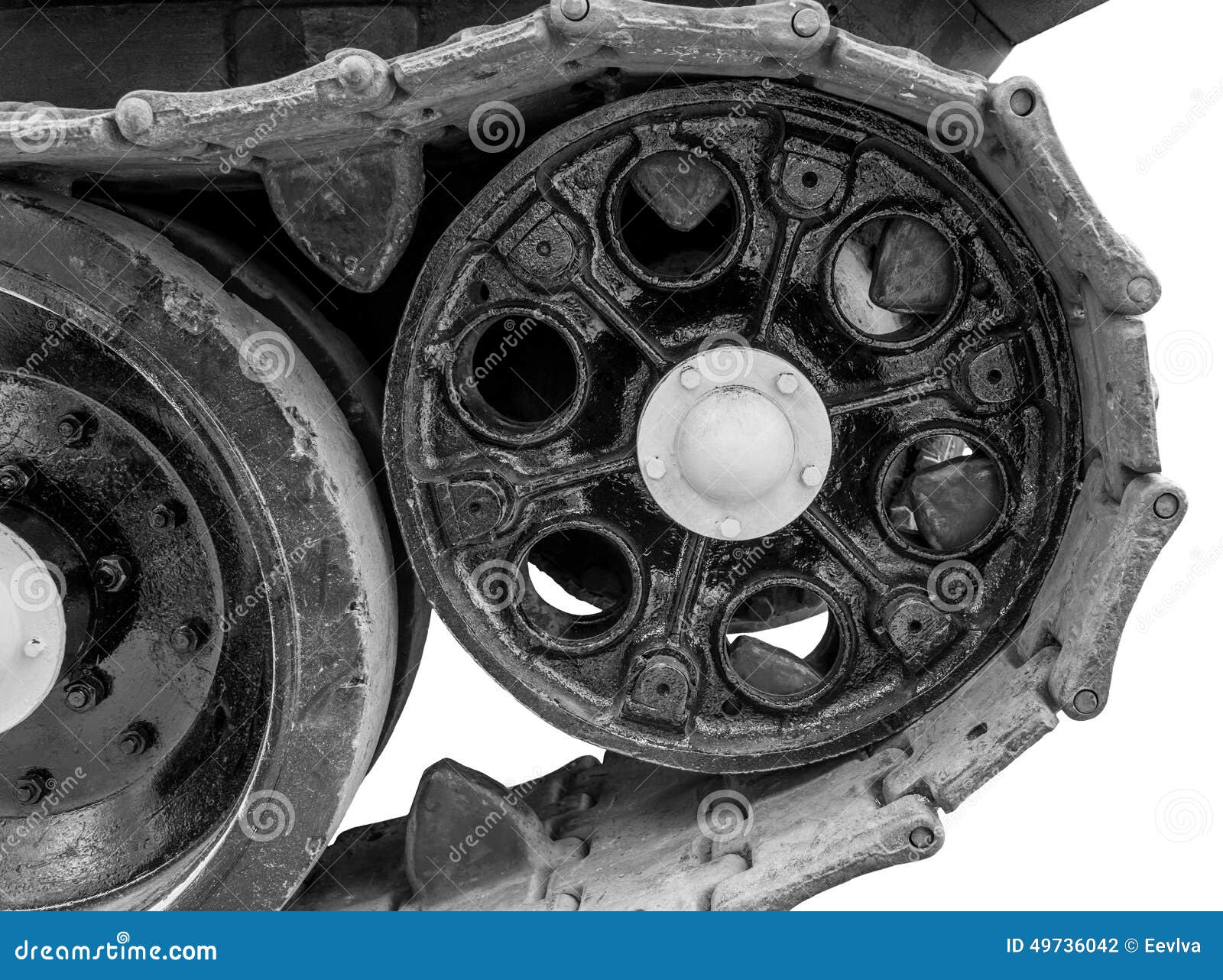 Tank track. stock photo. Image of obsolete, risk, powerful - 49736042