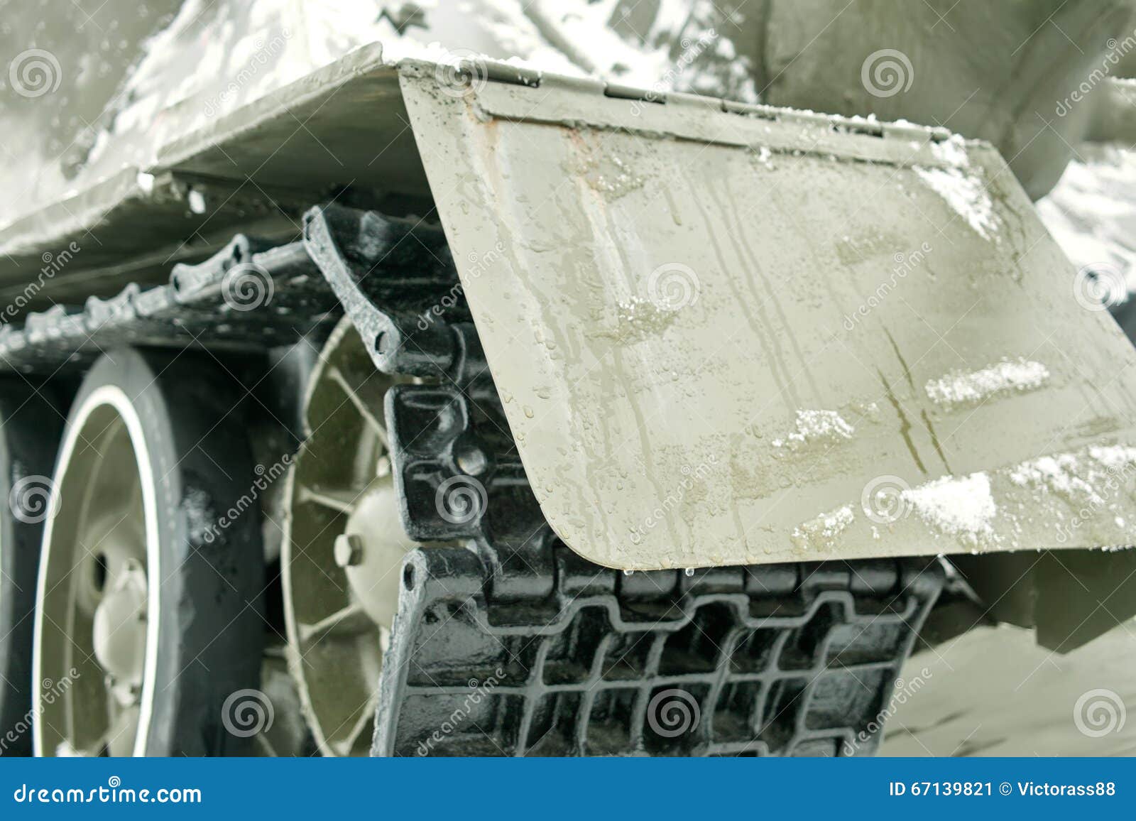 Tank Tracks Closeup stock image. Image of horizontal - 67139821