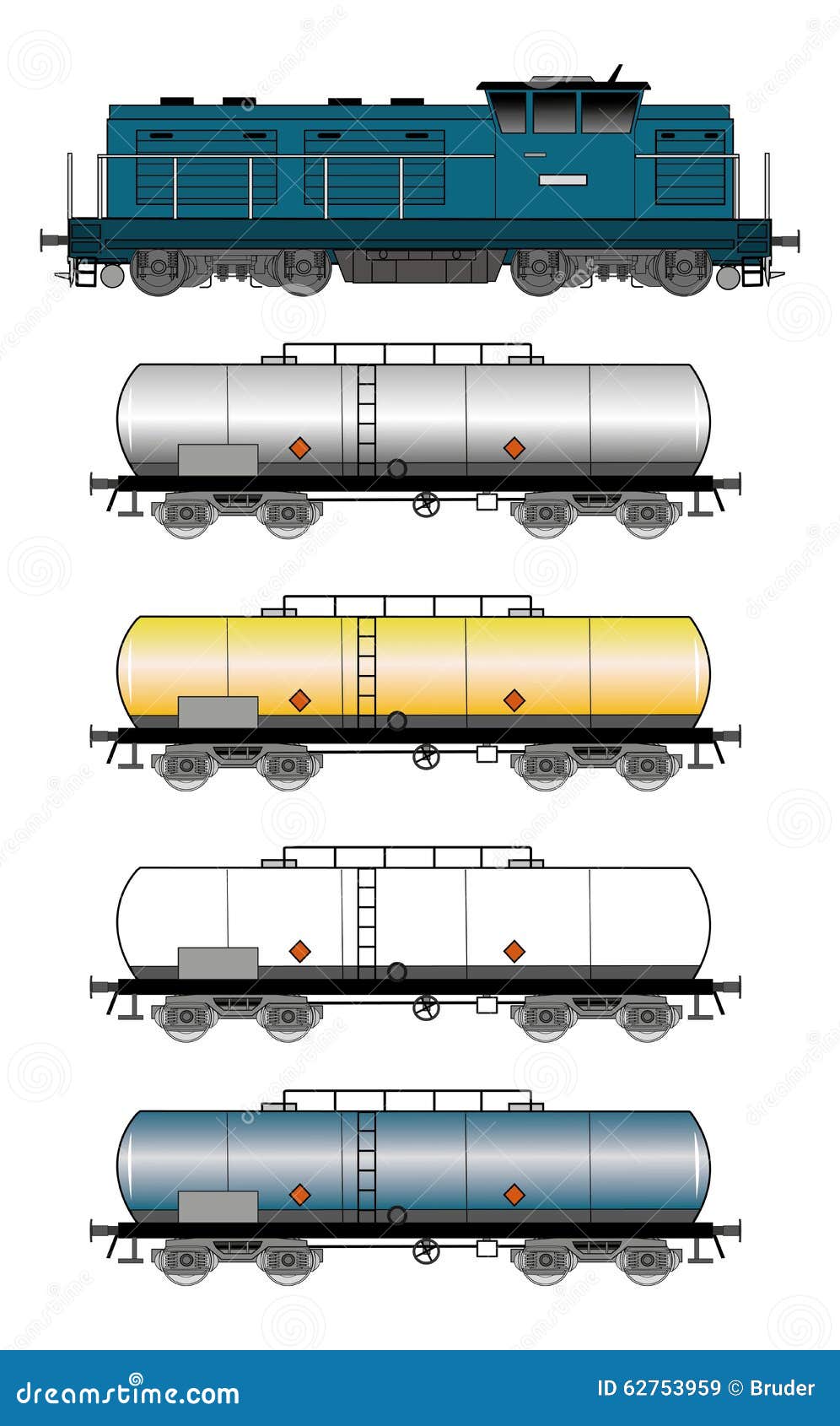 Tank train stock vector. Illustration of isolated, iron - 62753959