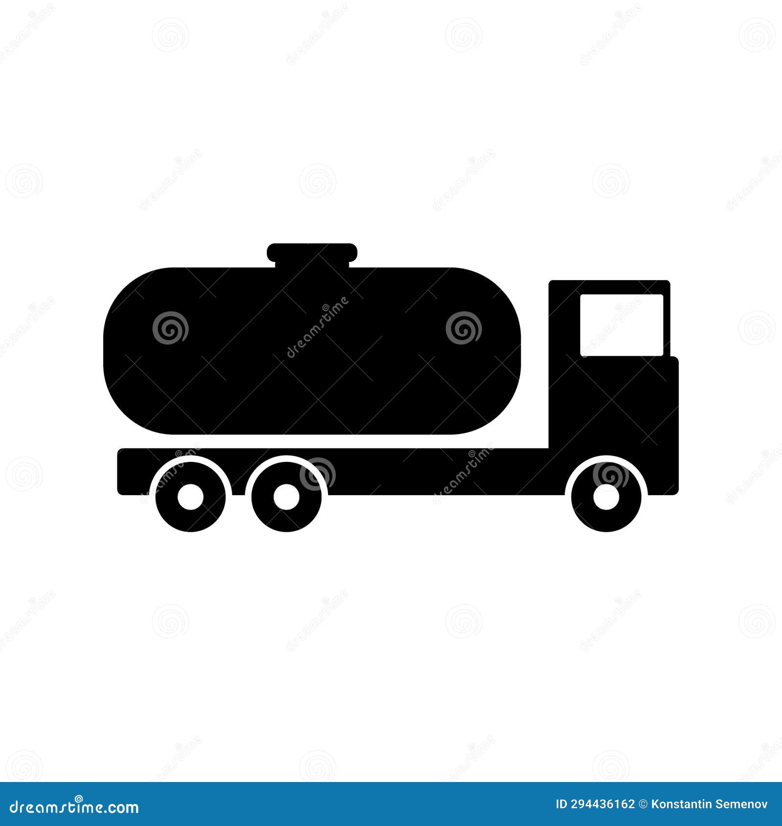 Tank truck icon stock vector. Illustration of truck - 294436162