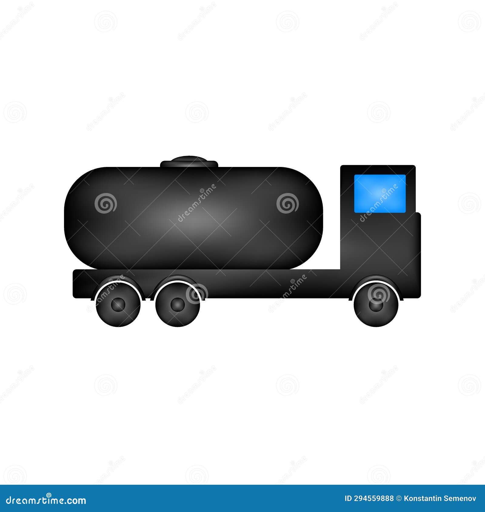 Tank truck icon stock vector. Illustration of petroleum - 294559888