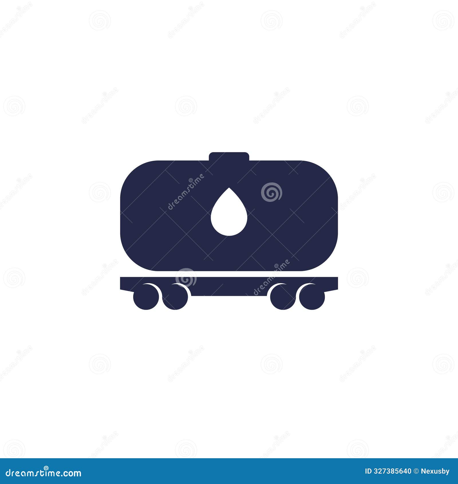 Tank wagon icon on white stock illustration. Illustration of storage ...