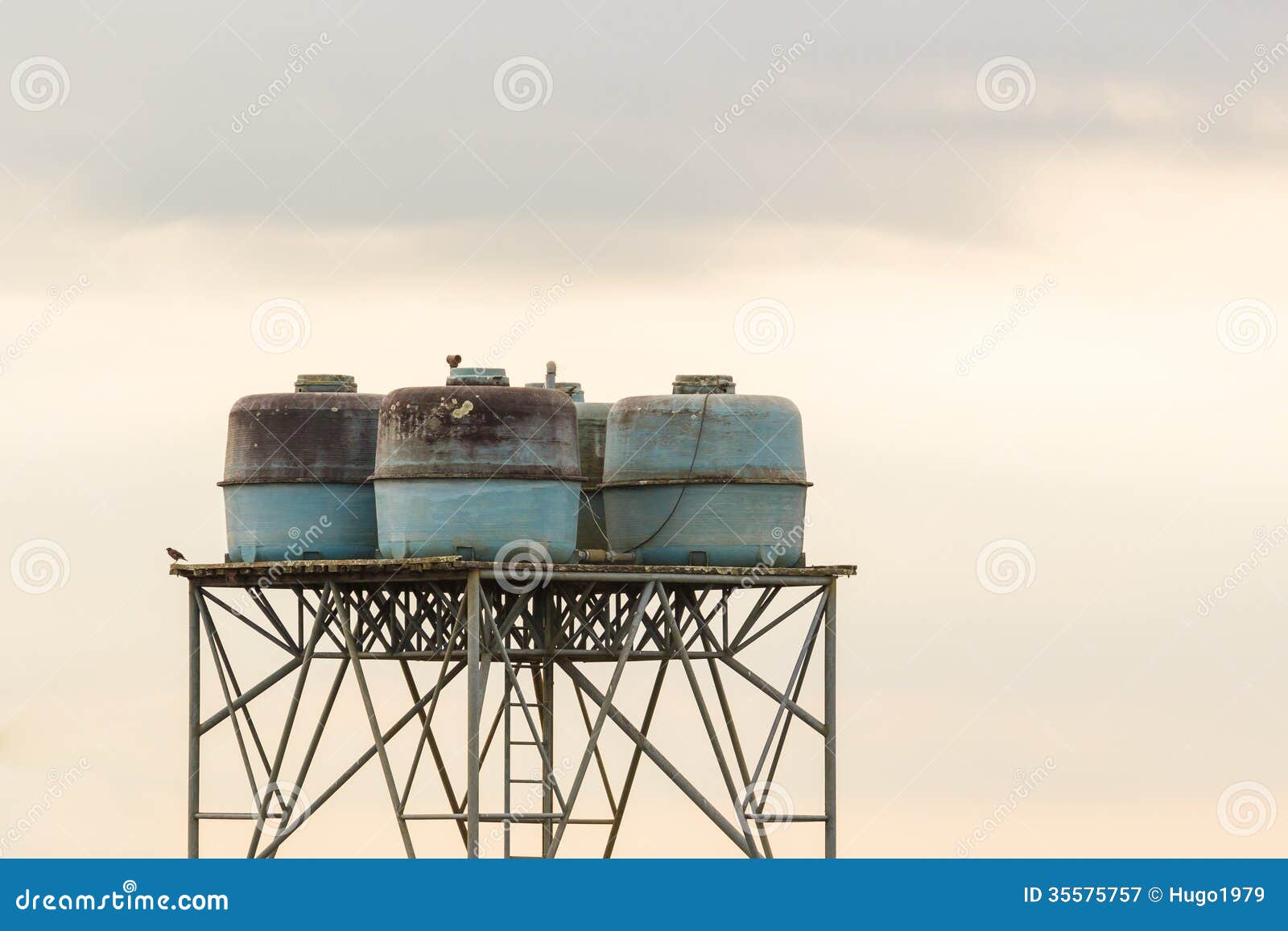 Industrial Painted Water Tanks Stock Photos - Free & Royalty-Free Stock ...