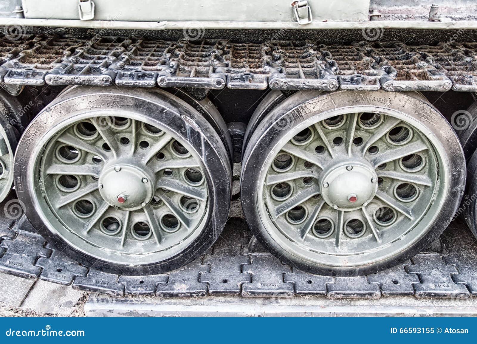 Tank Wheels stock image. Image of tread, armored, steel - 66593155