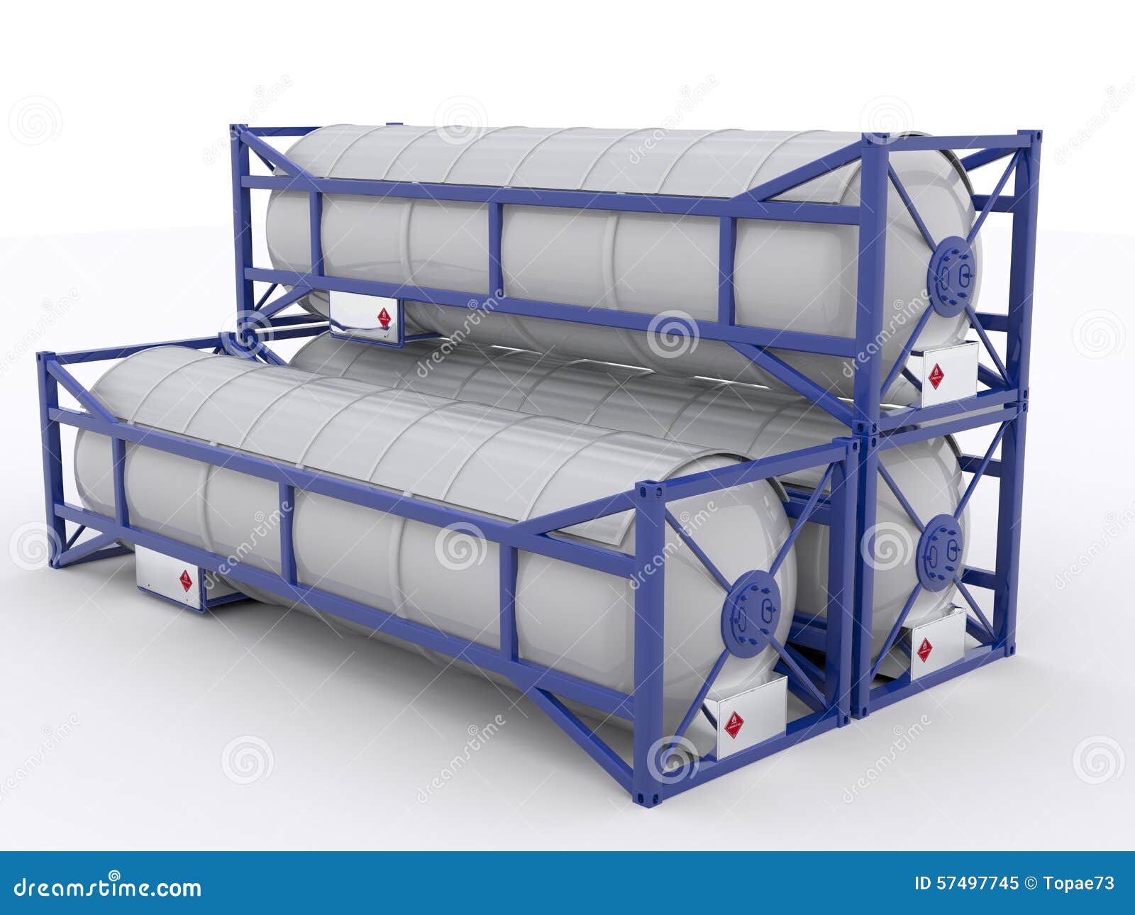 Tankcontainer stock illustratie. Illustration of schip - 57497745