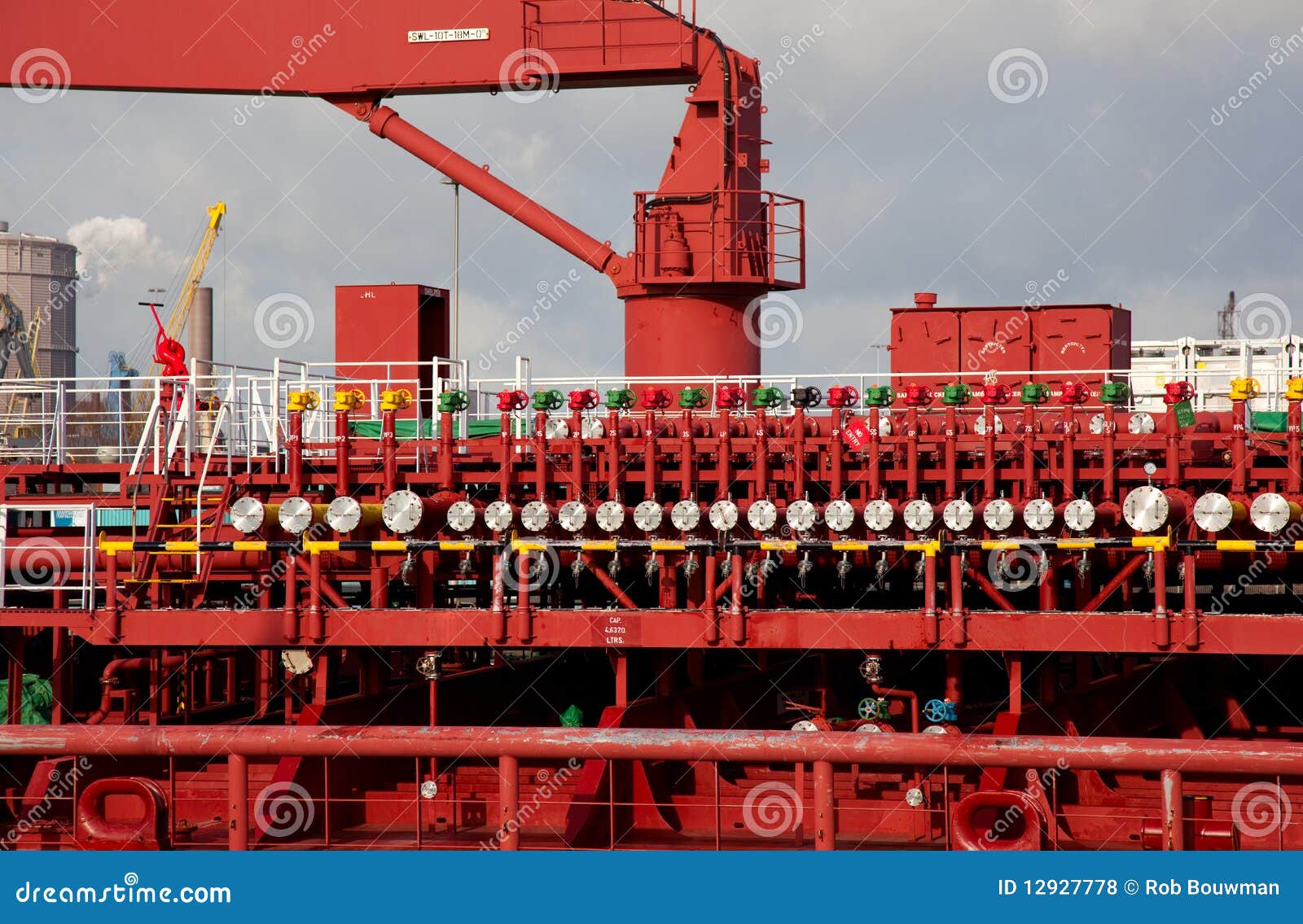 Tanker stock photo. Image of tanker, europoort, land - 12927778